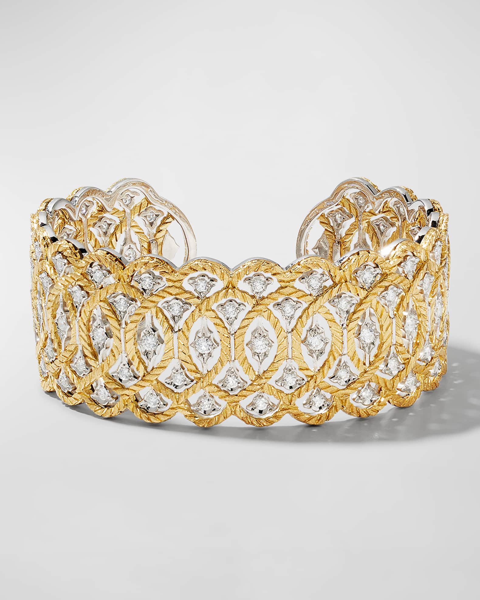 Buccellati Etoilee 18K Gold Diamond Bracelet | Neiman Marcus