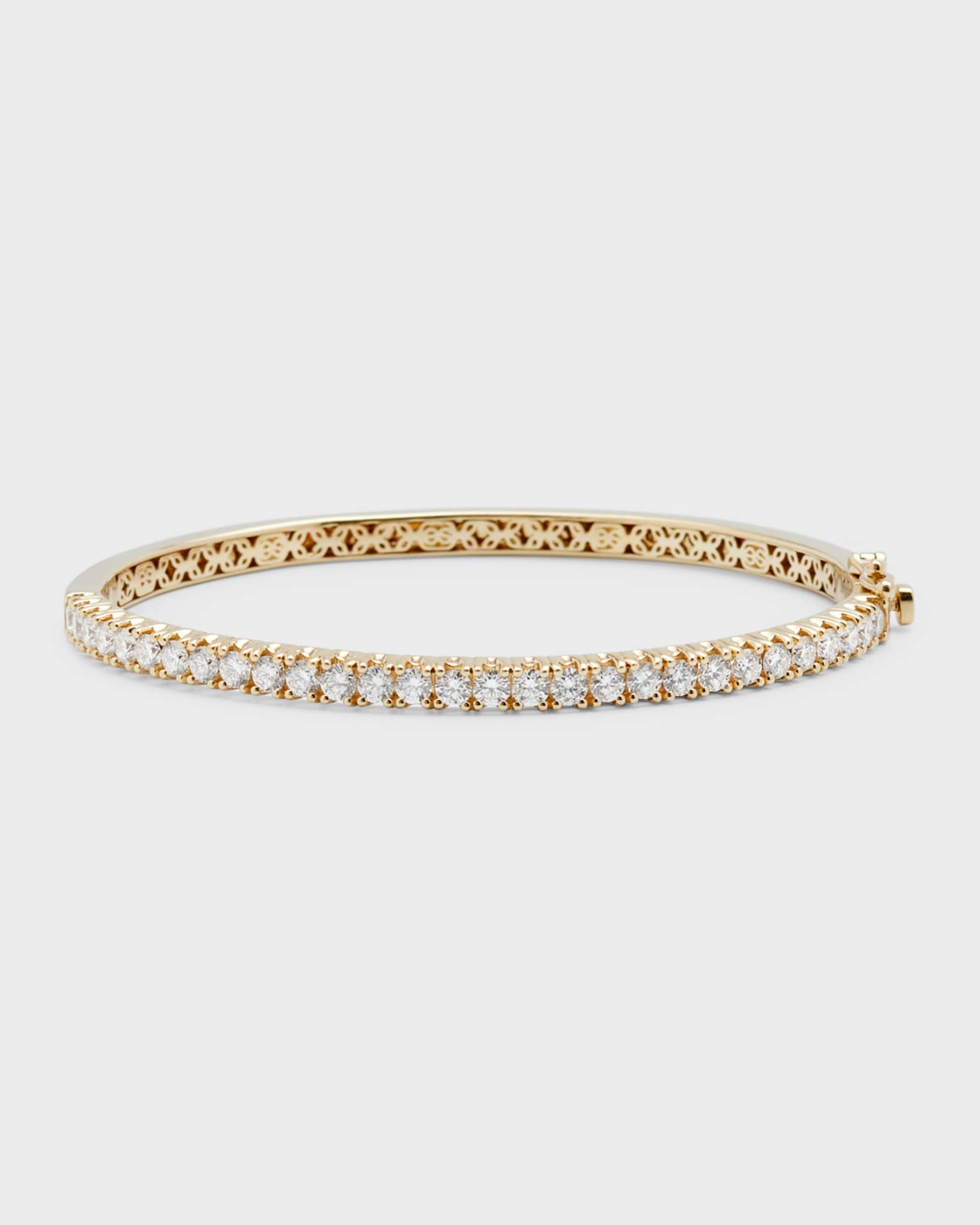 Sydney Evan Large Diamond Bangle | Neiman Marcus