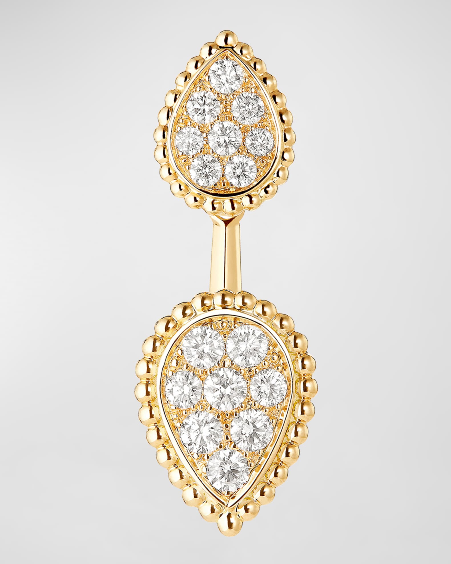 Boucheron Serpent Bohème 18K Yellow Gold Diamond Single Earring ...