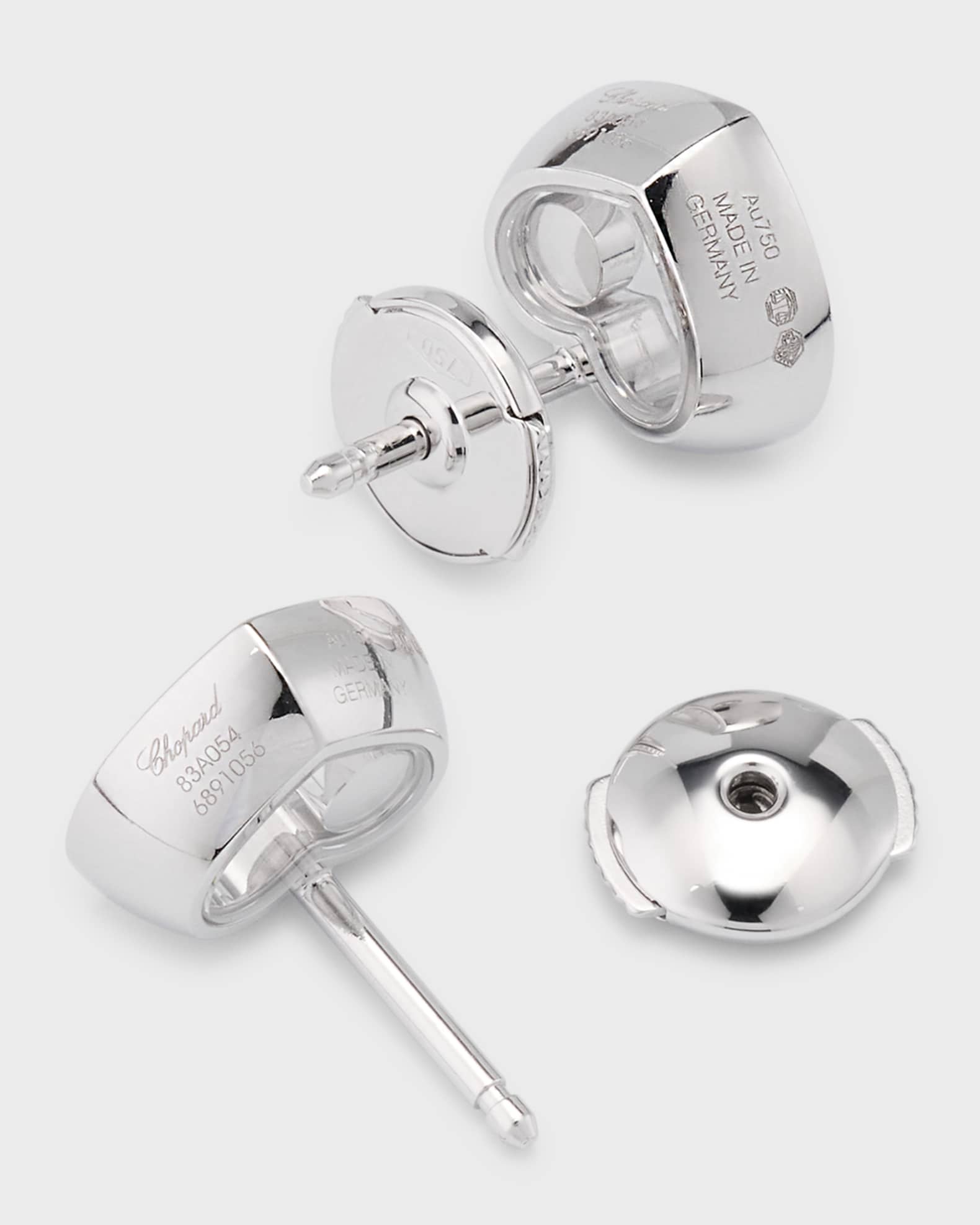 chopard diamond stud earrings