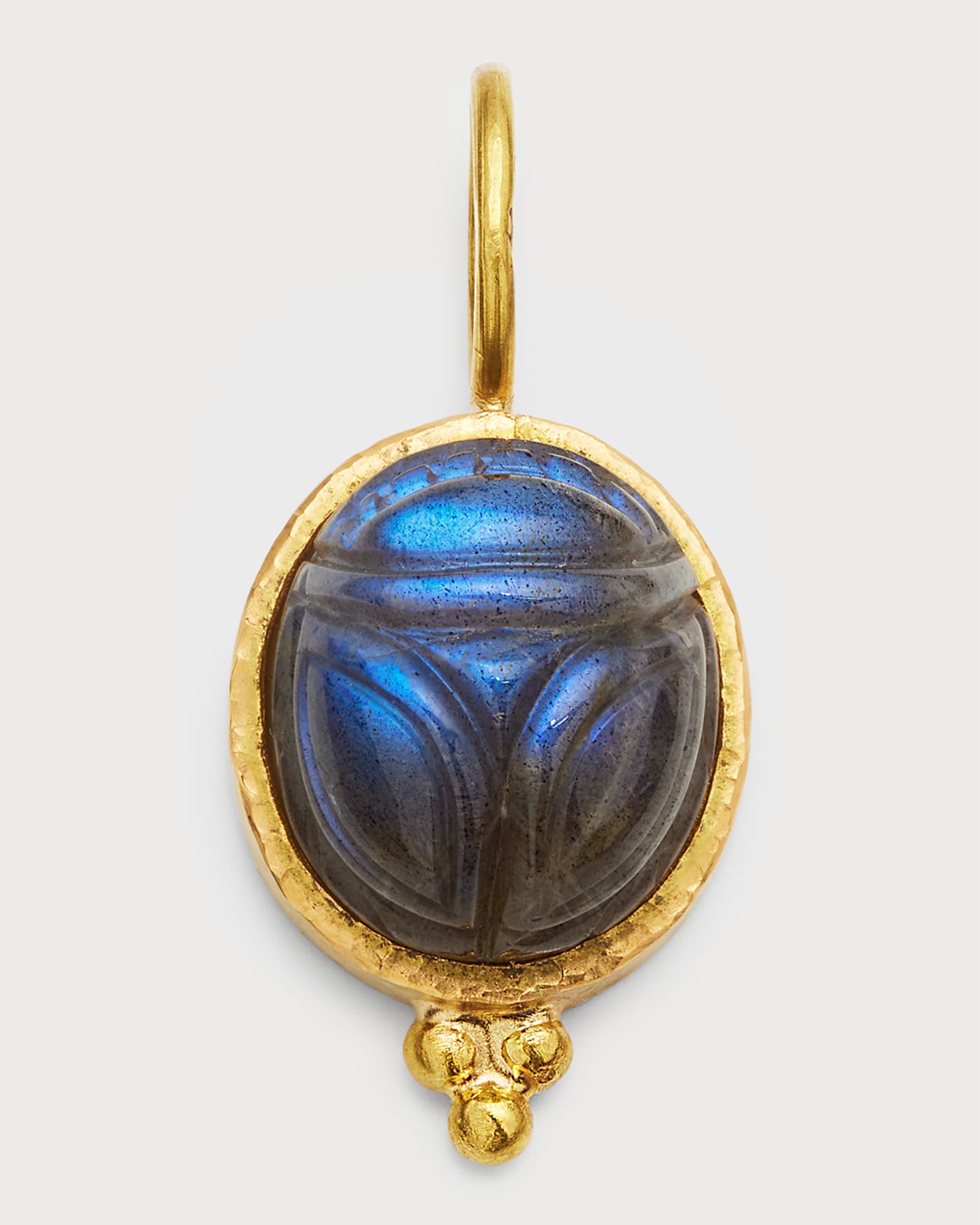 Elizabeth Locke 19K Labradorite Drop Pendant | Neiman Marcus