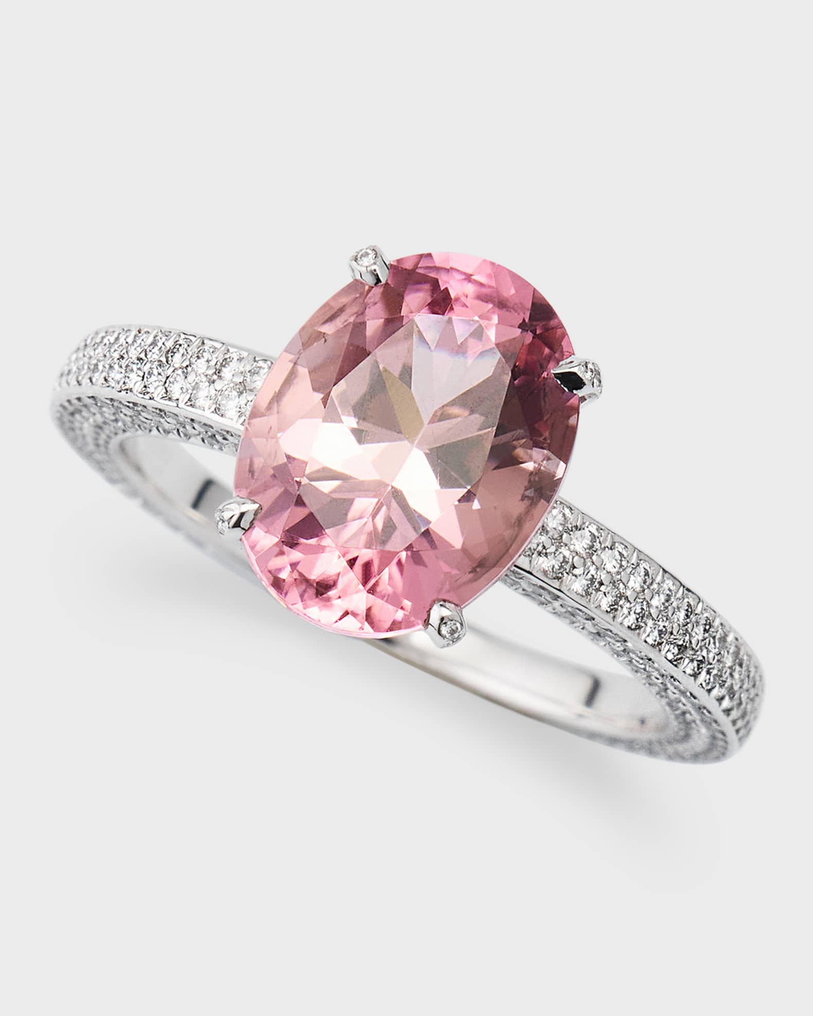 Chopard High Jewelry 18K White Gold One-of-a-Kind Pink Tourmaline ...