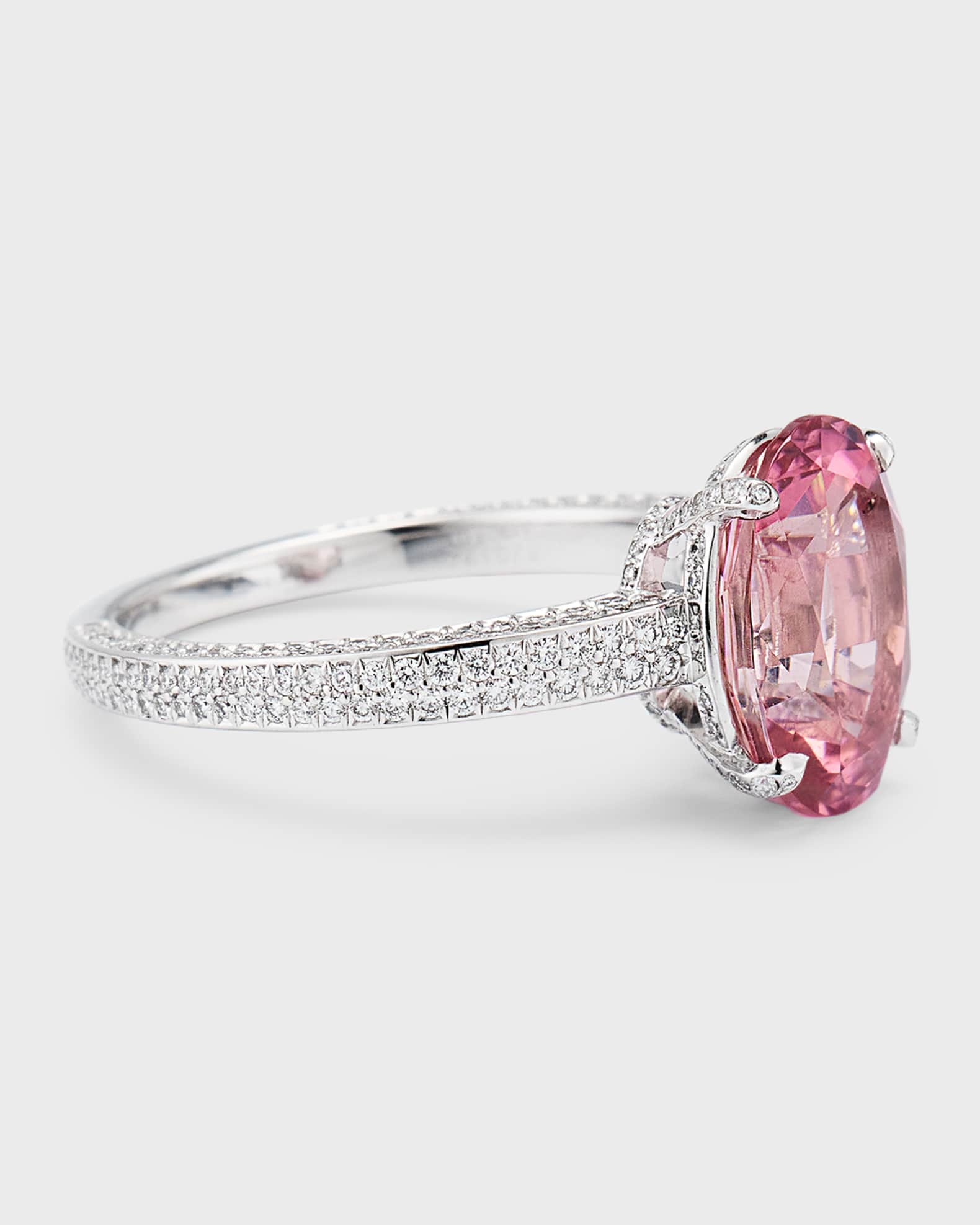 Chopard High Jewelry 18K White Gold One-of-a-Kind Pink Tourmaline ...