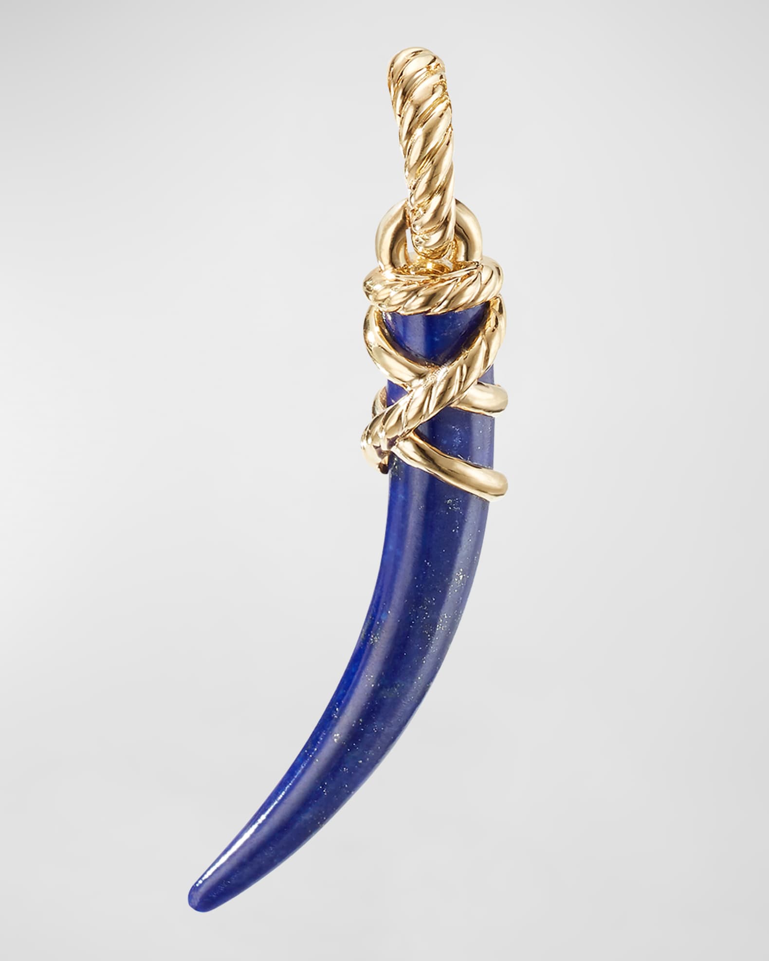 David Yurman Tusk Pendant with 18K Gold, 42mm | Neiman Marcus