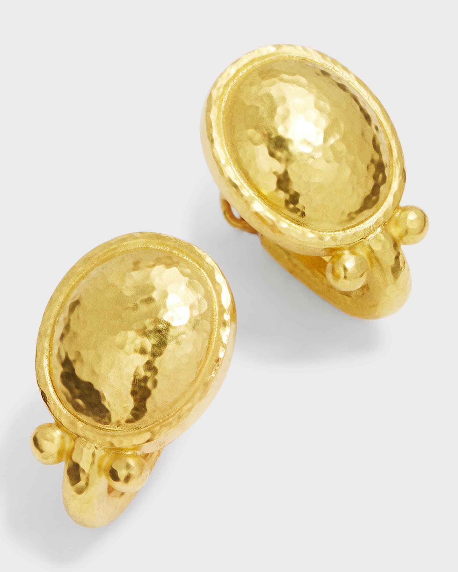 Elizabeth Locke Sarabella 19k Gold Earrings | Neiman Marcus
