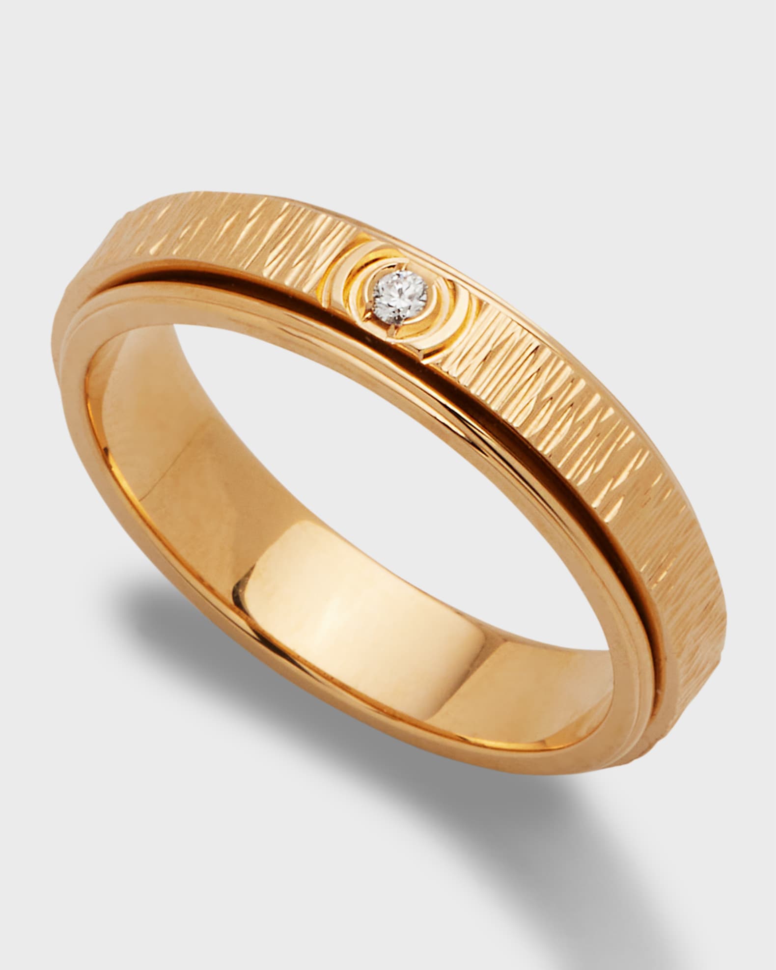 PIAGET Possession Palace 18K Rose Gold Diamond Band Ring | Neiman Marcus