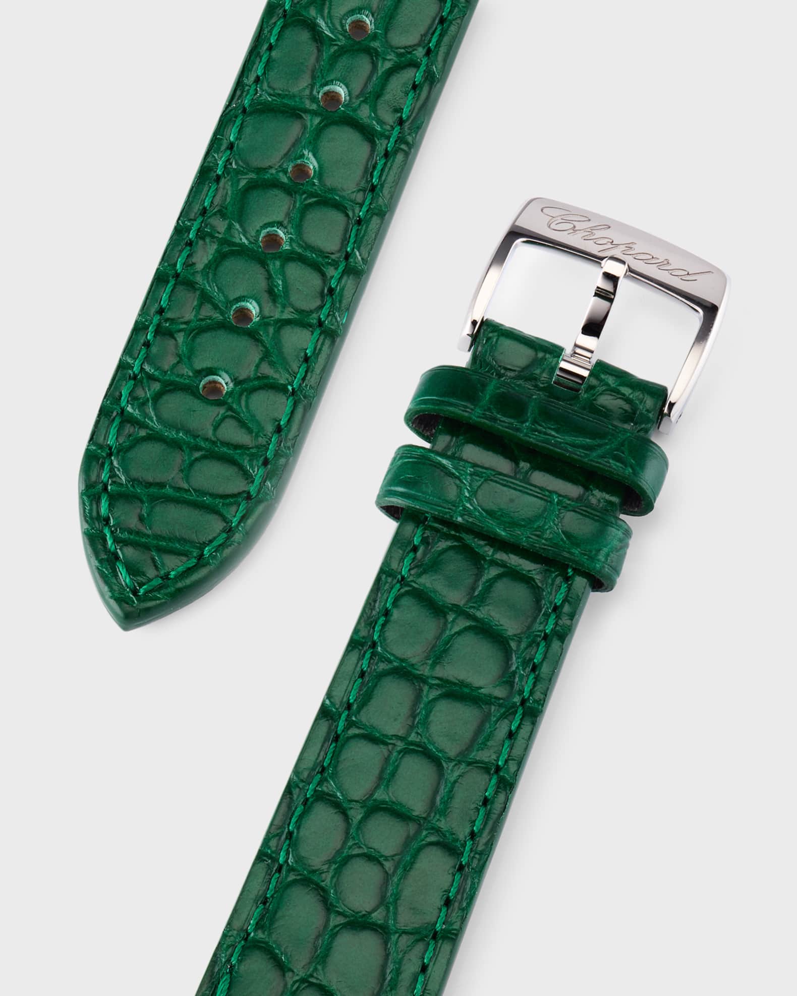 Chopard Happy Sport 36mm 18K Rose Gold Diamond & Green Dial Watch ...