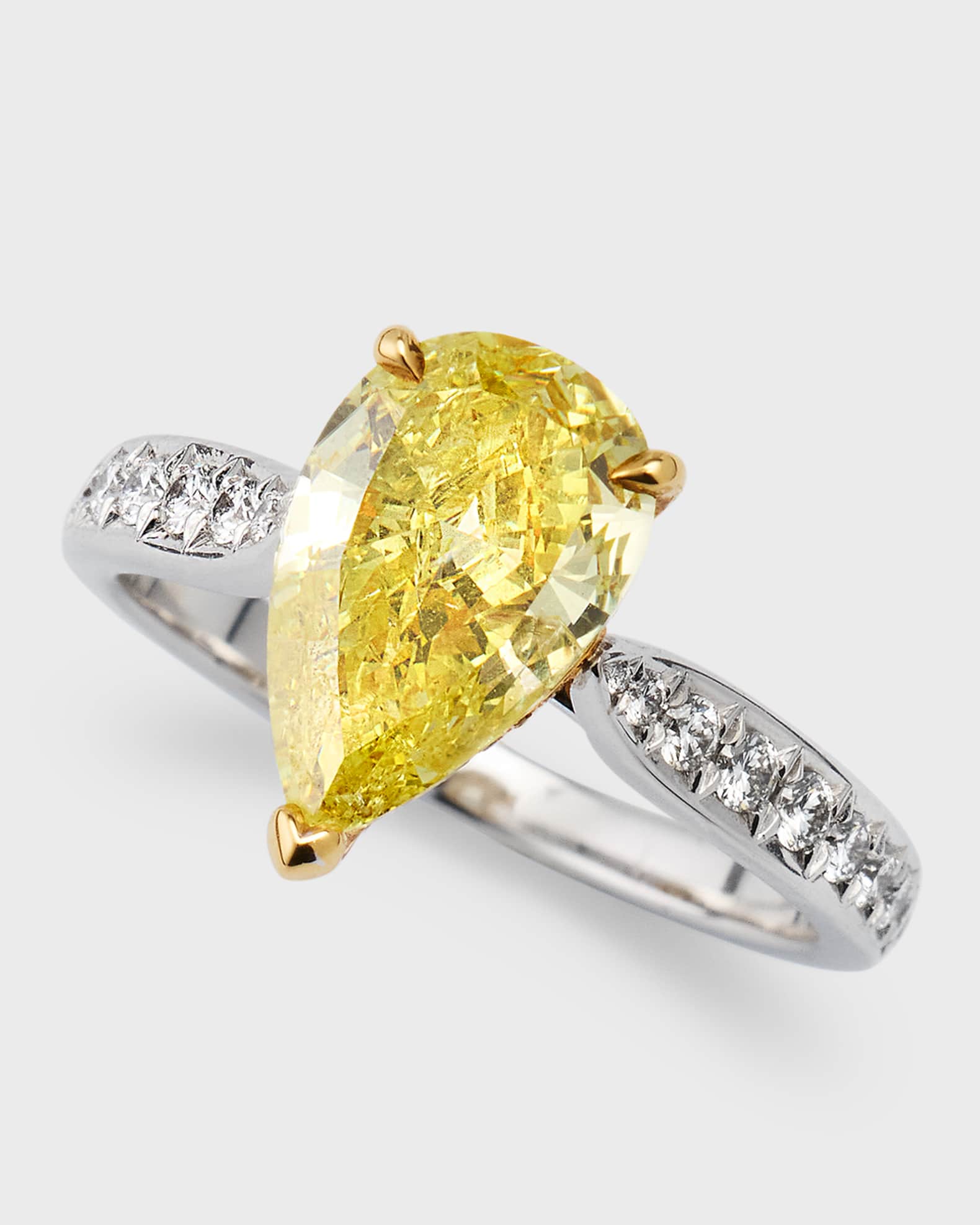 Chopard High Jewelry 18K White Gold One-of-a-Kind Yellow Diamond ...