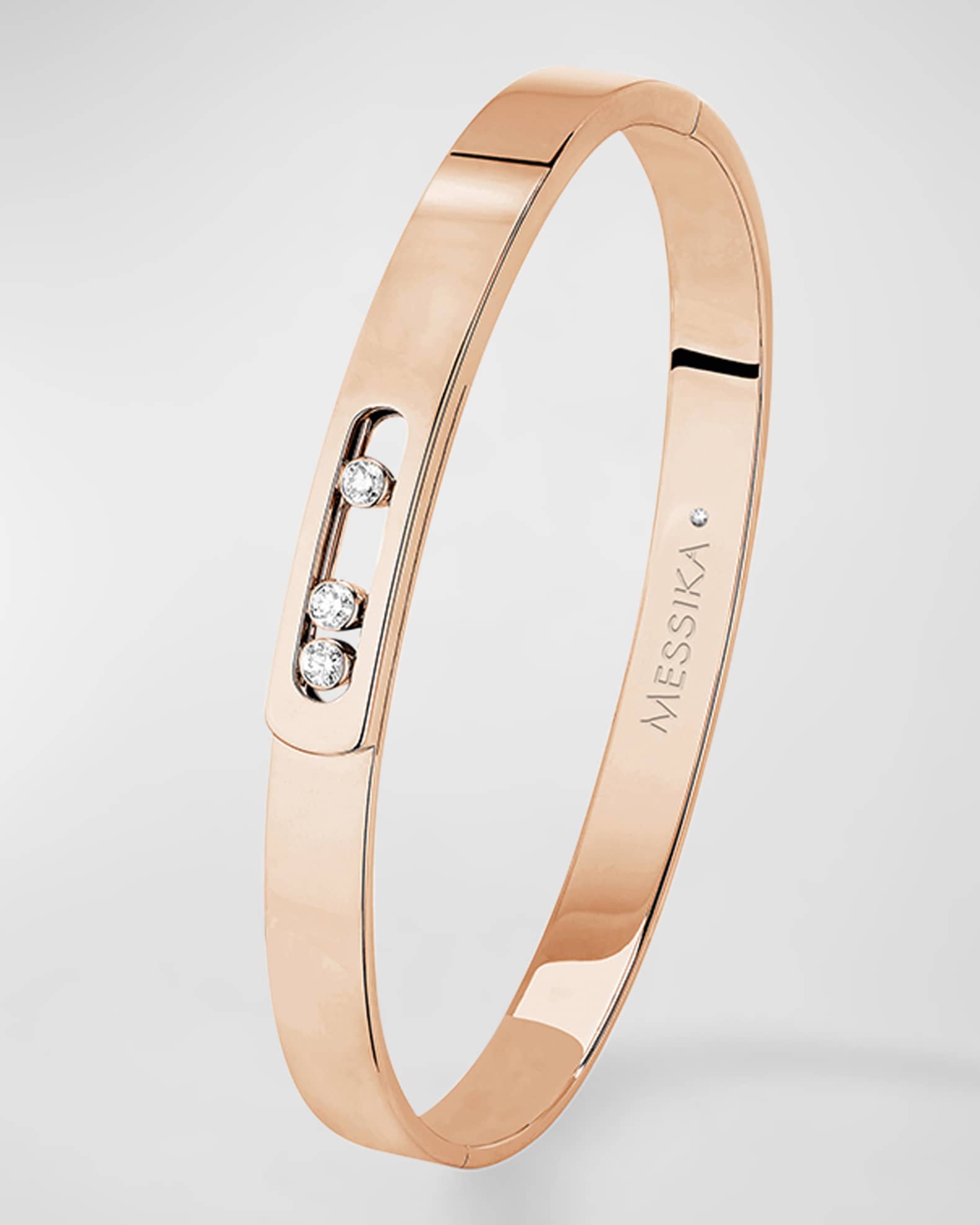 Messika Move Noa 18K Rose Gold Bangle Bracelet | Neiman Marcus