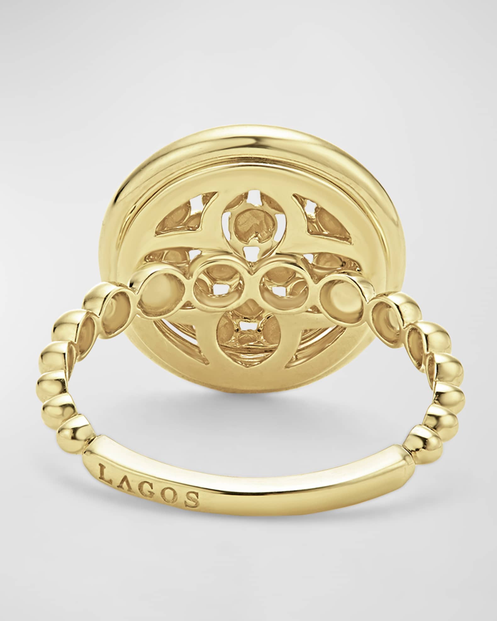 LAGOS Covet 18k Gold Circle Band Ring, Size 7 | Neiman Marcus