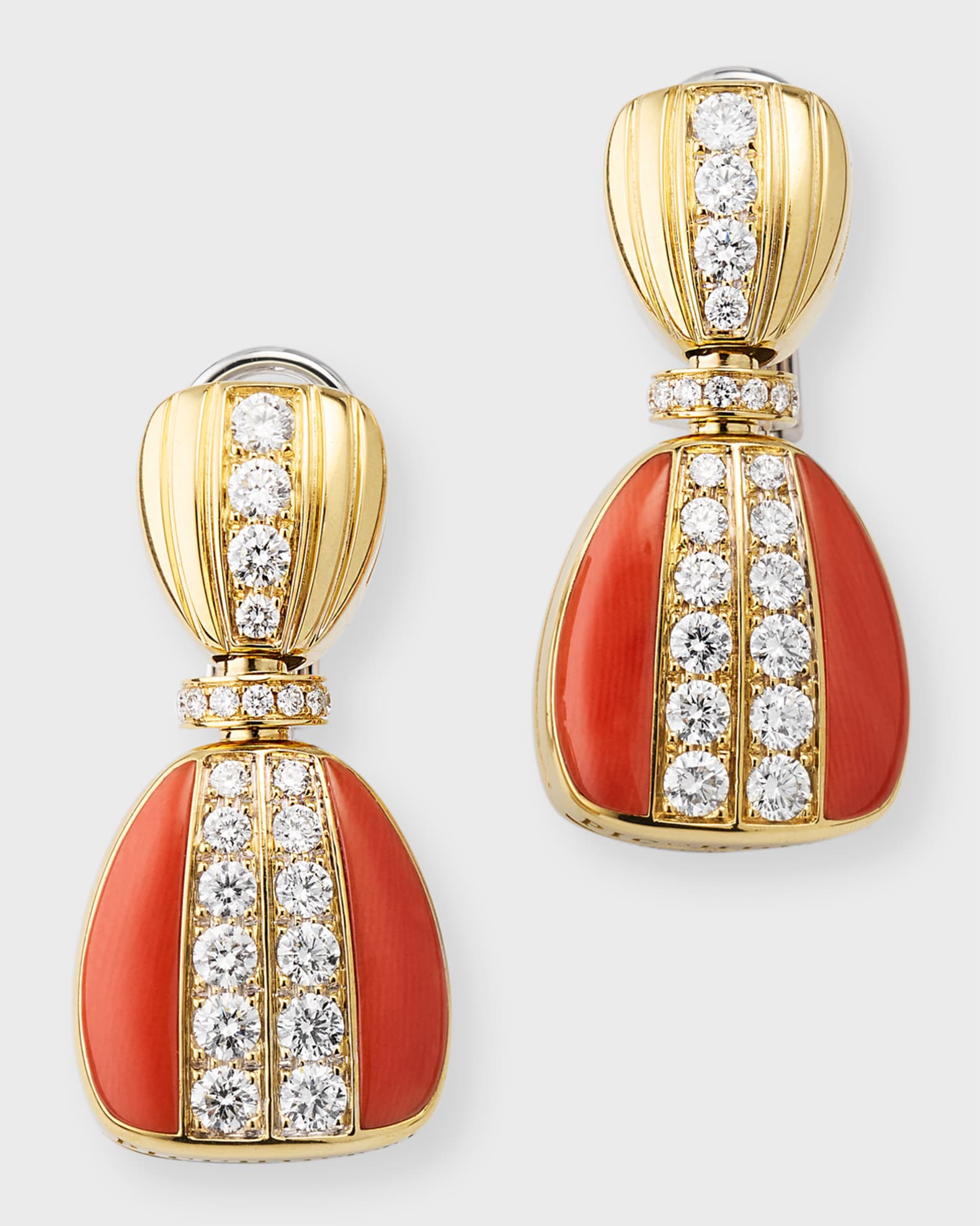 Picchiotti 18k Gold Reversible Diamond Earrings | Neiman Marcus