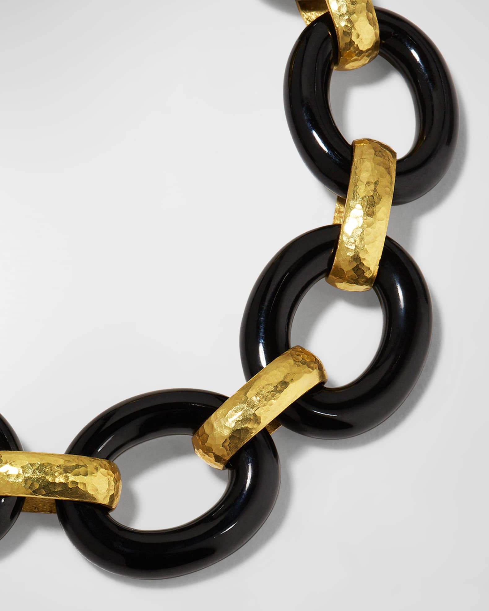 Elizabeth Locke 19K Gold and Black Jade Bracelet | Neiman Marcus