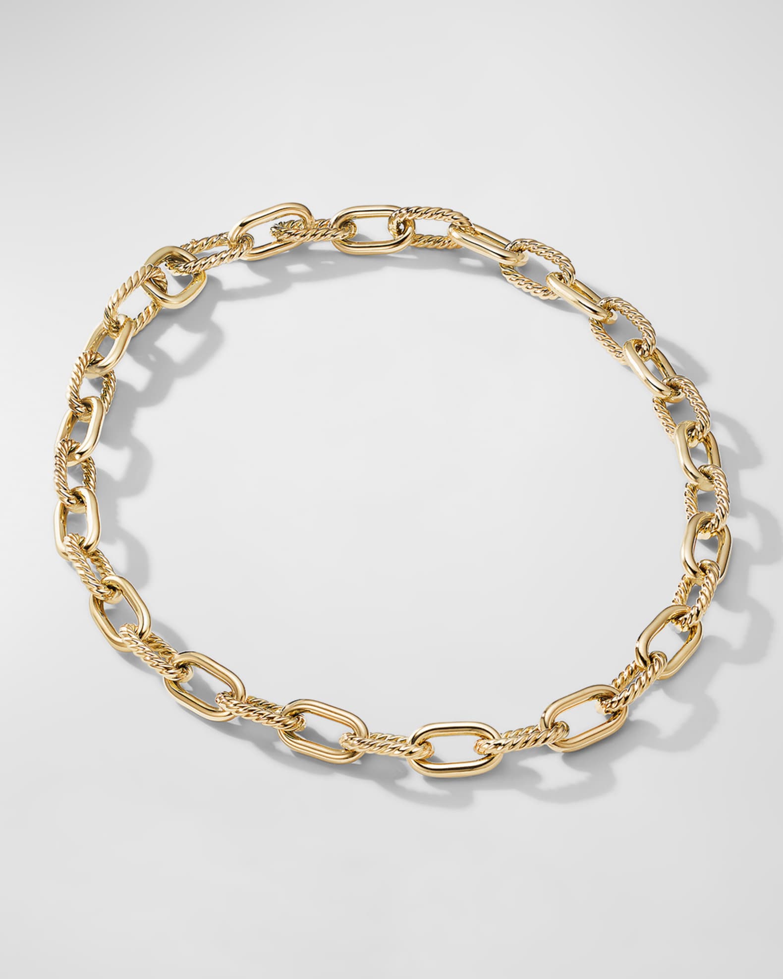 David Yurman DY Madison Chain Necklace in 18K Yellow Gold, 11mm ...