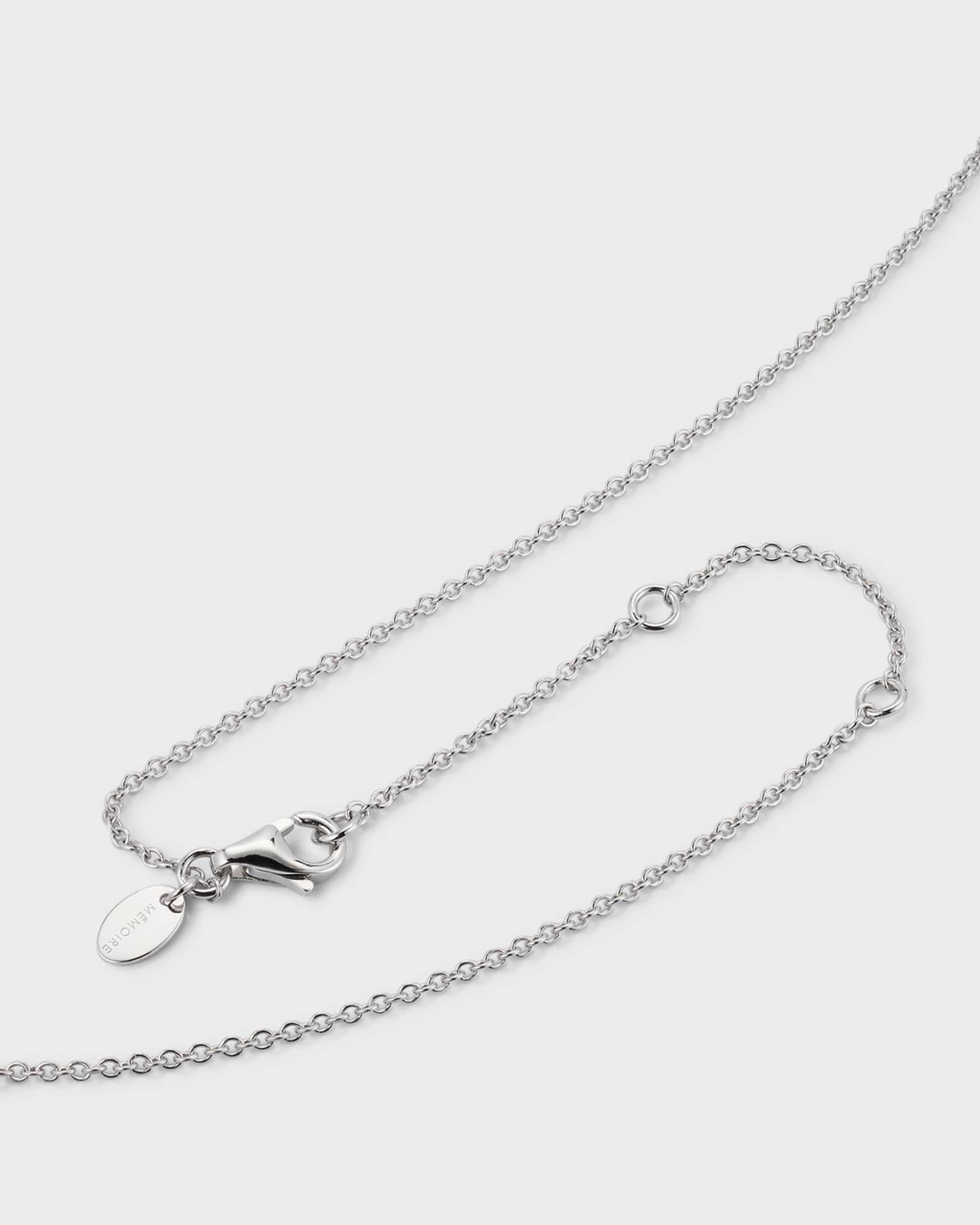 Memoire 18KWG Identity Diamond Pendant, 0.45tcw | Neiman Marcus