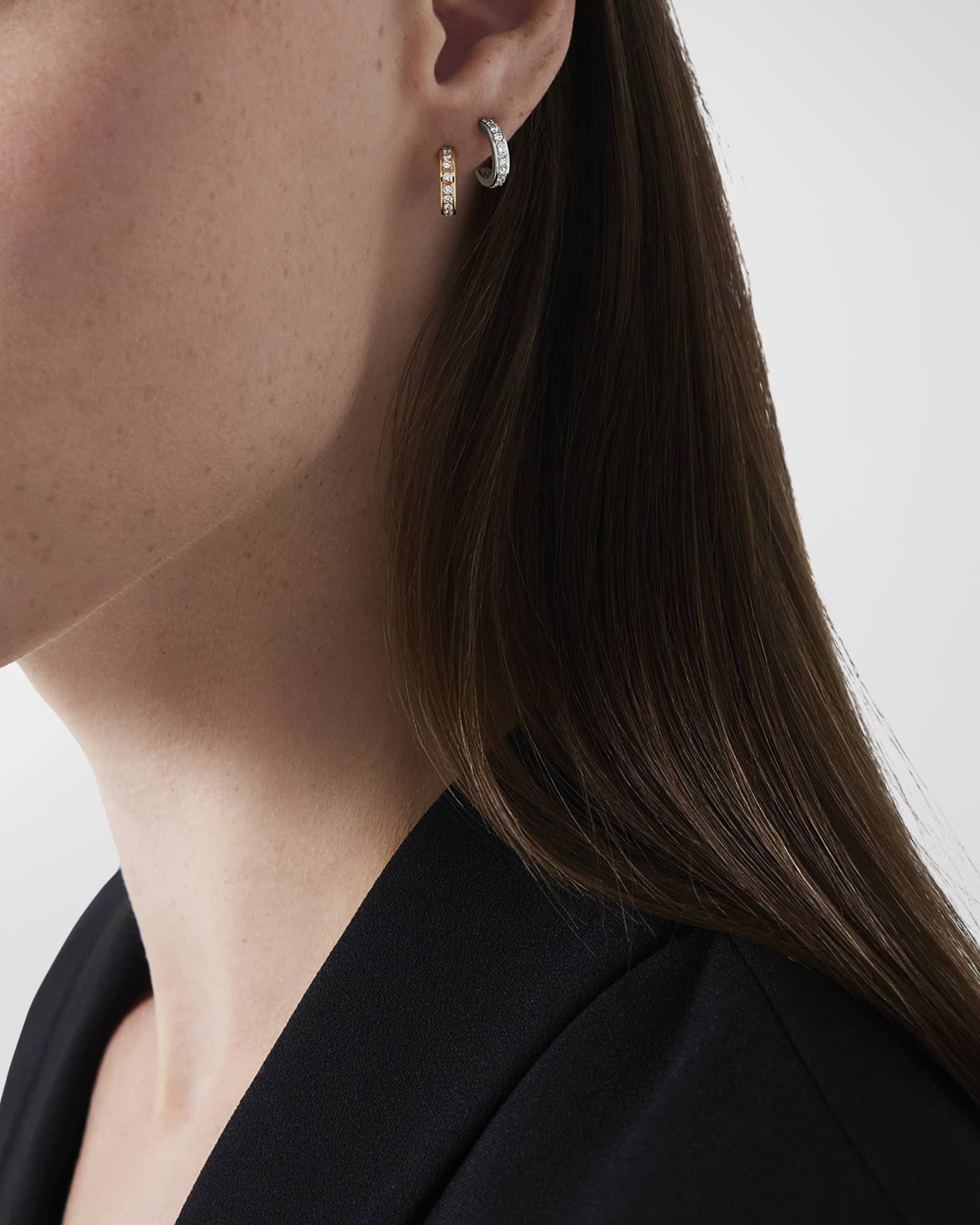 PIAGET Possession 18K Rose Gold Diamond Single Earring | Neiman Marcus