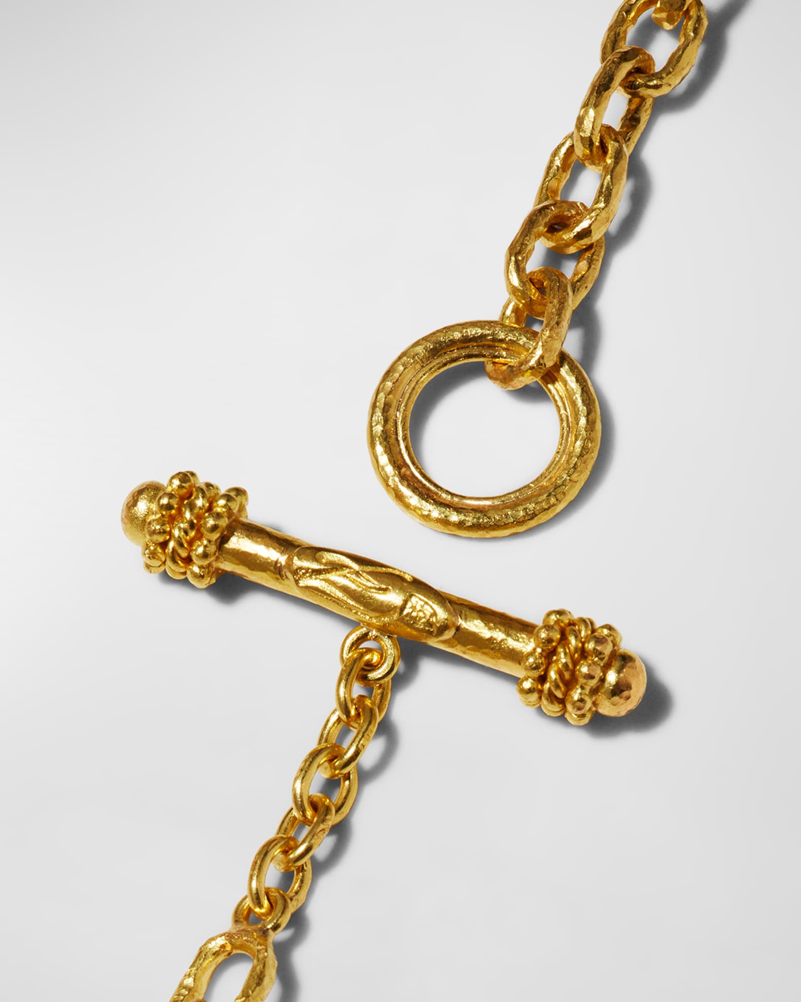 Elizabeth Locke Orvieto 19k Gold Link Necklace, 17"L | Neiman Marcus