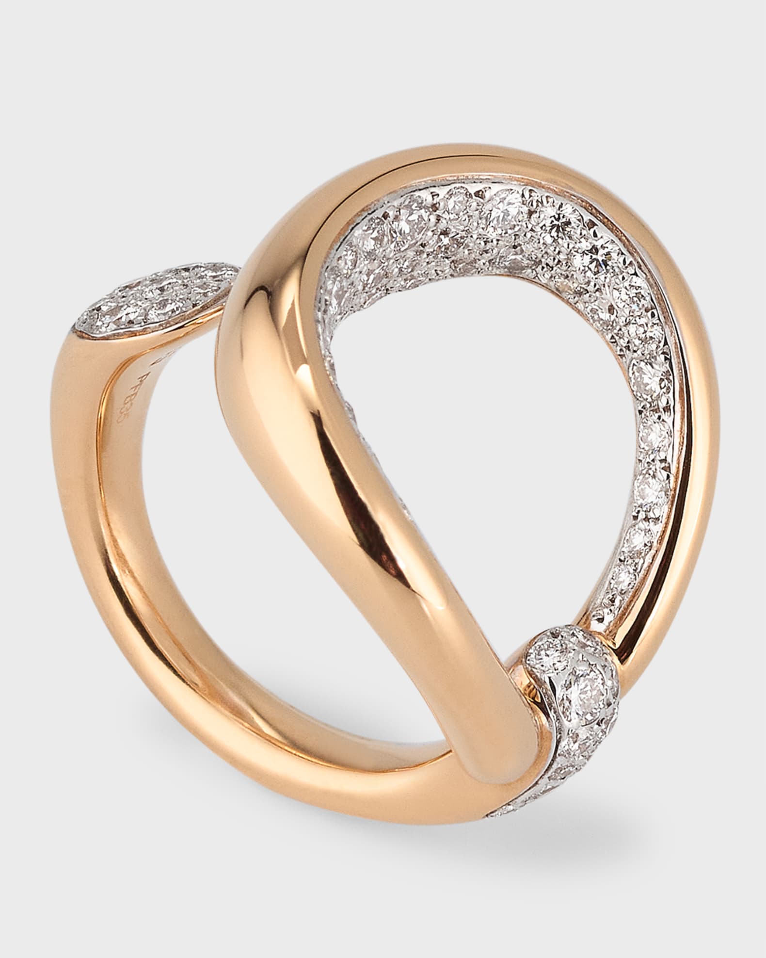 Pomellato Fantina 18K Rose Gold Diamond Ring | Neiman Marcus