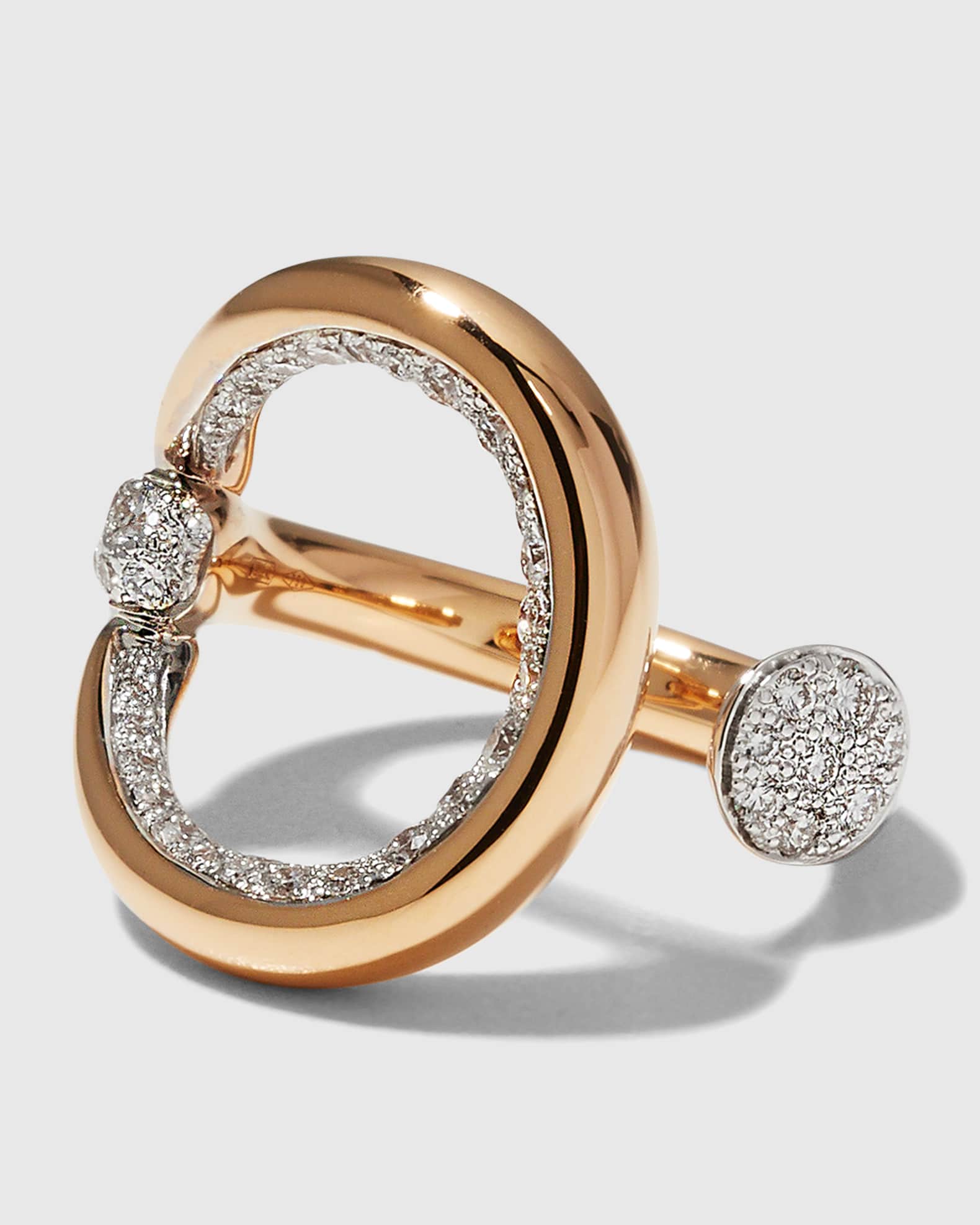 Pomellato Fantina 18K Rose Gold Diamond Ring | Neiman Marcus