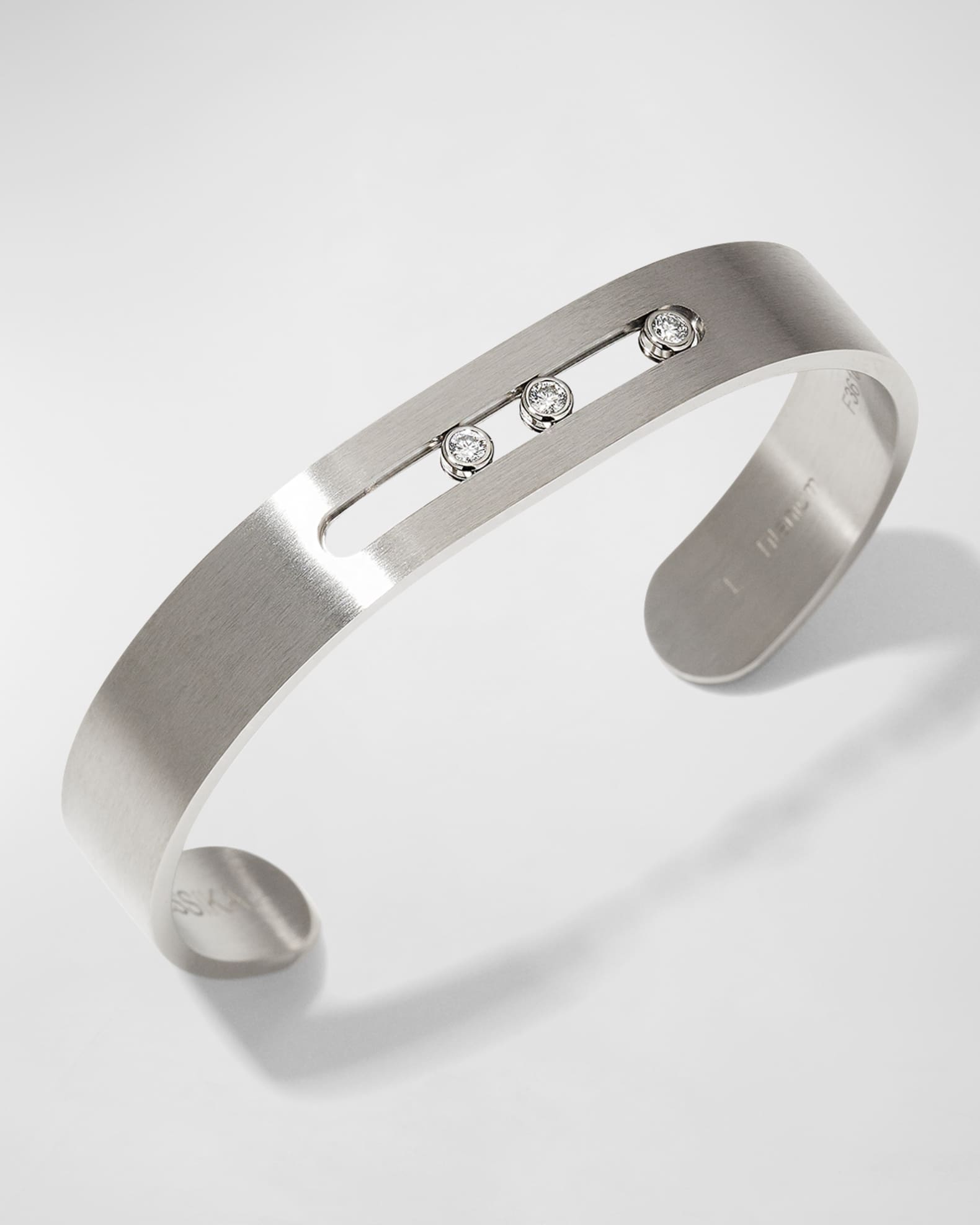 Messika MEN'S TITANIUM DIAMOND BRACELET | Neiman Marcus