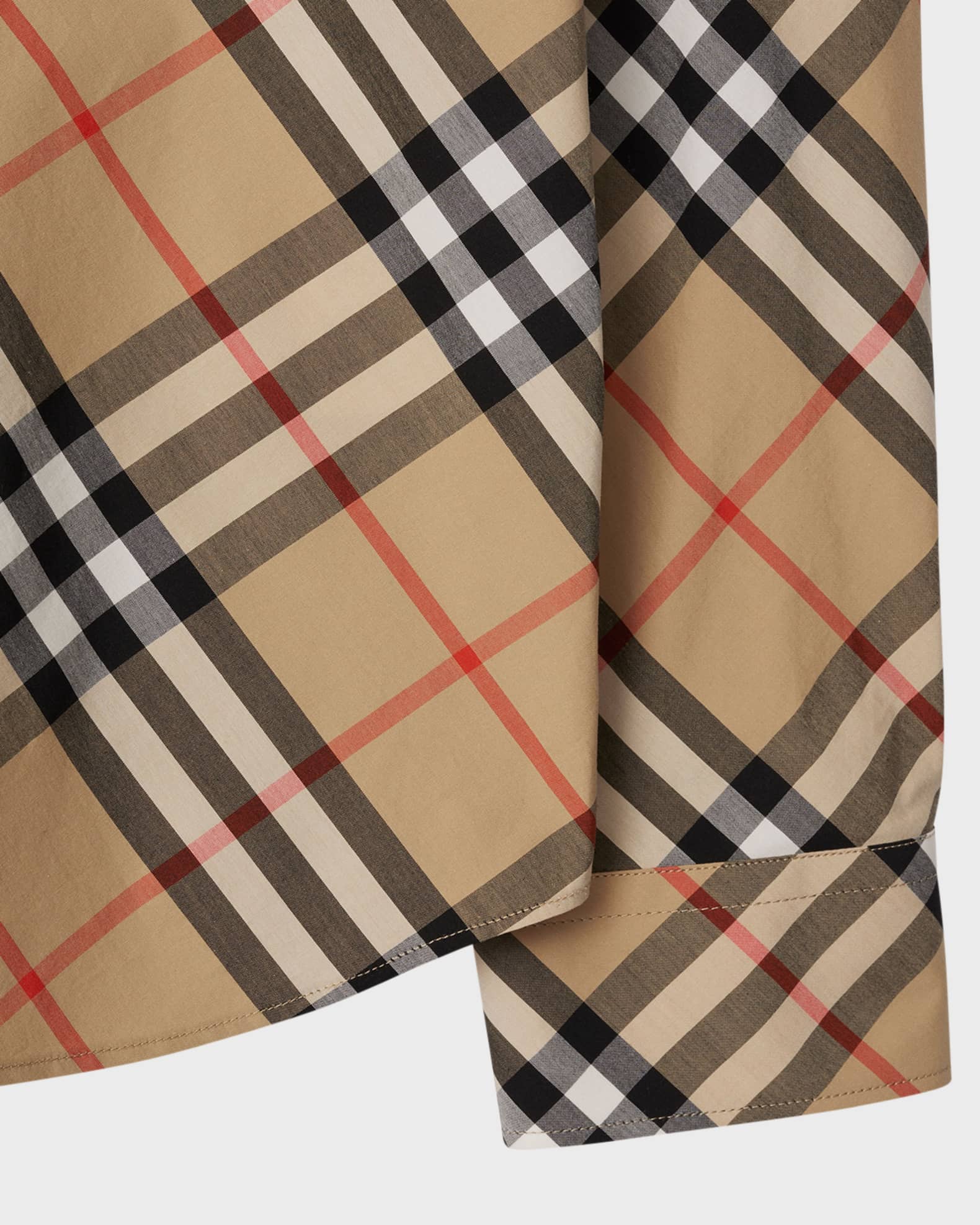Burberry Men's Daniel Check Sport Shirt | Neiman Marcus
