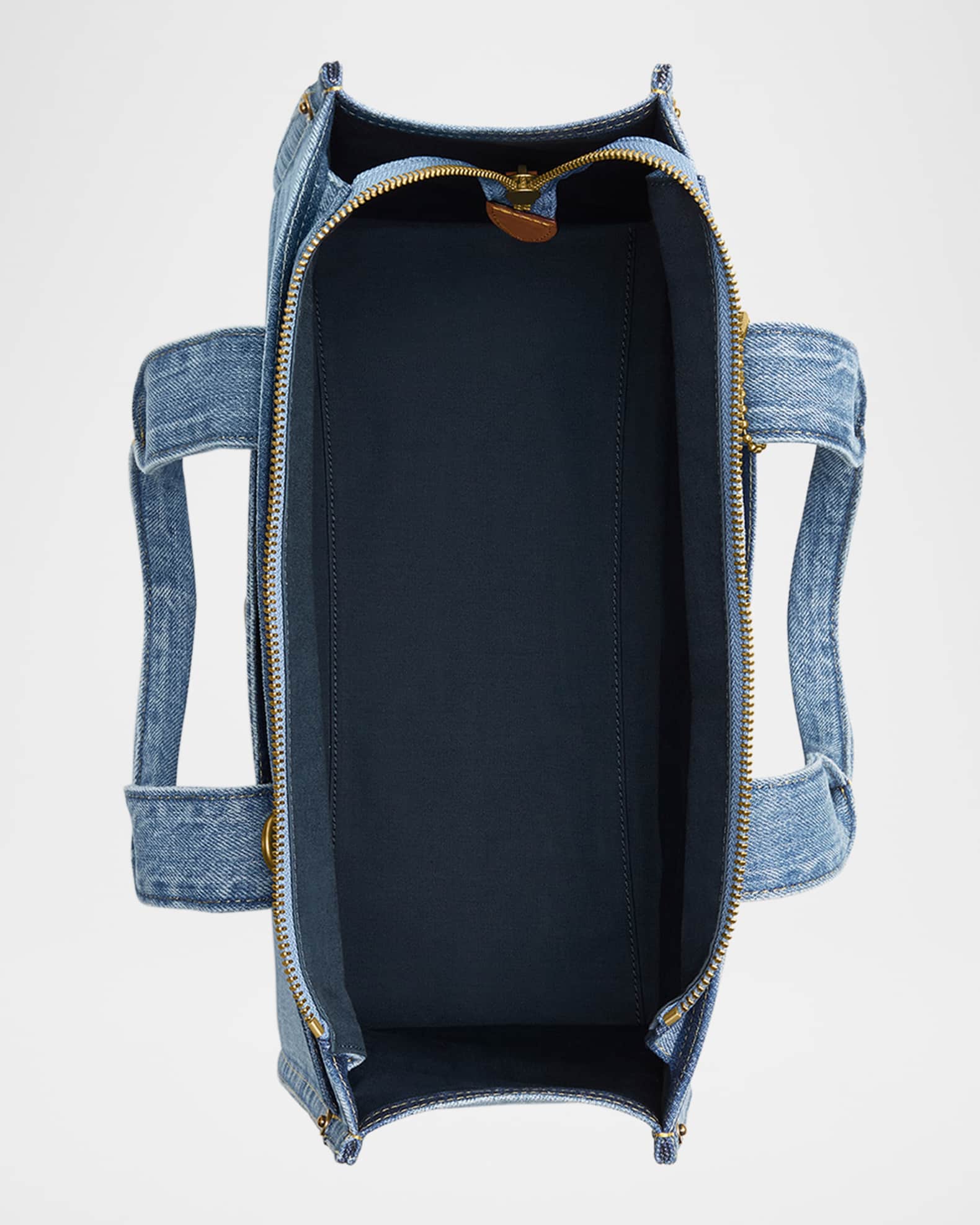 Coach Cargo Denim Box Tote Bag | Neiman Marcus