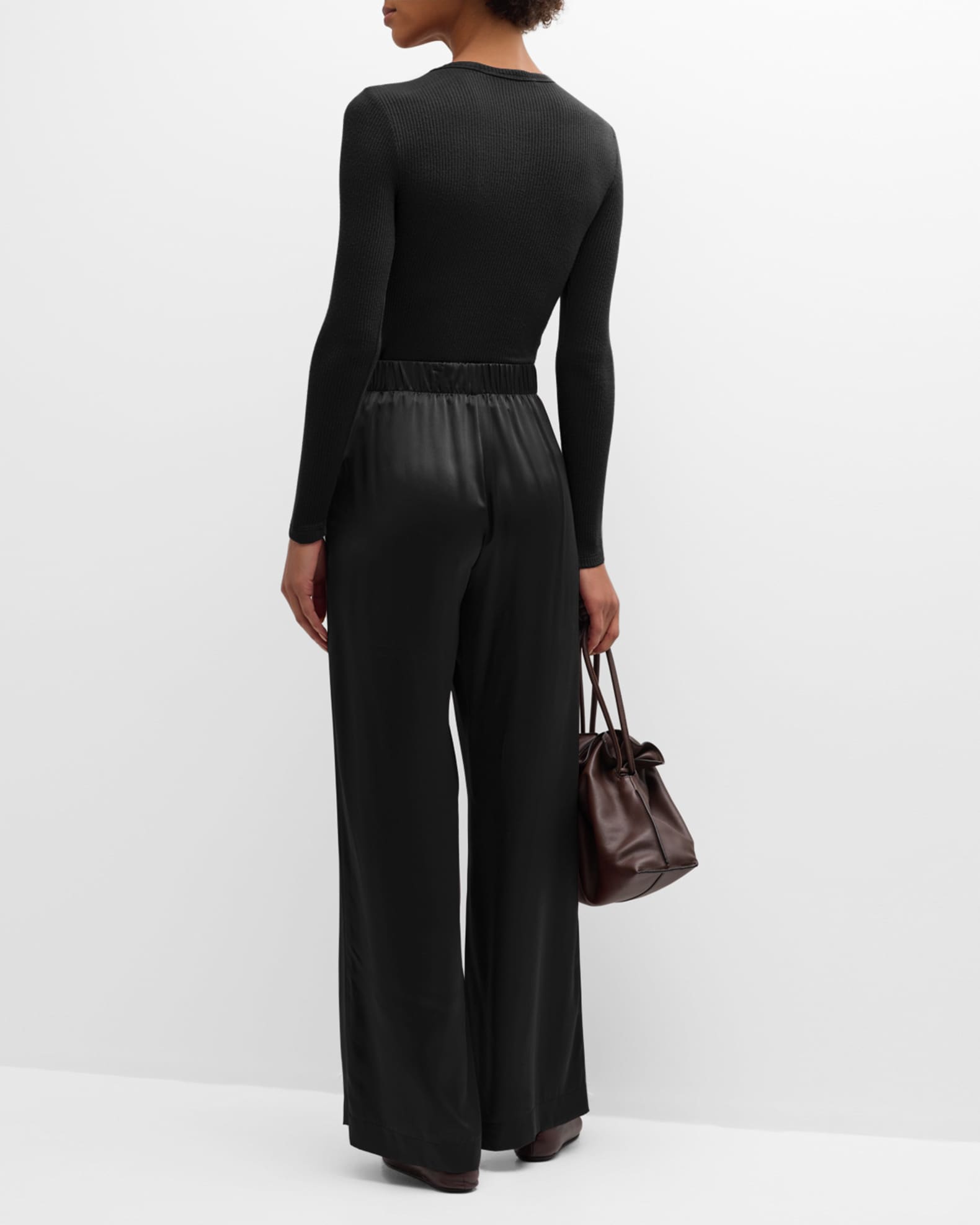 Sablyn Brynn Wide-Leg Silk Pants | Neiman Marcus