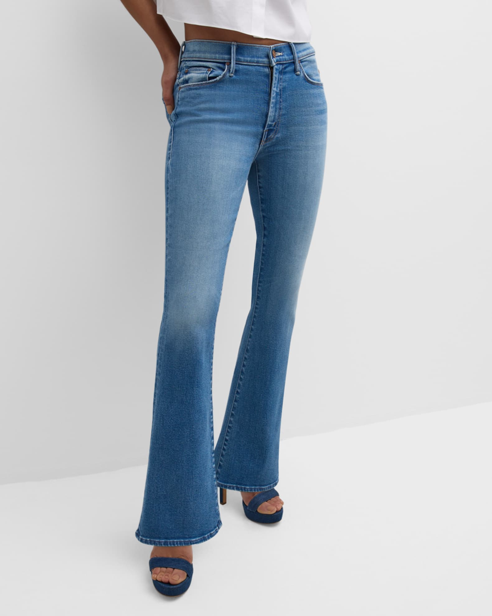MOTHER Lil' Weekender Jeans | Neiman Marcus