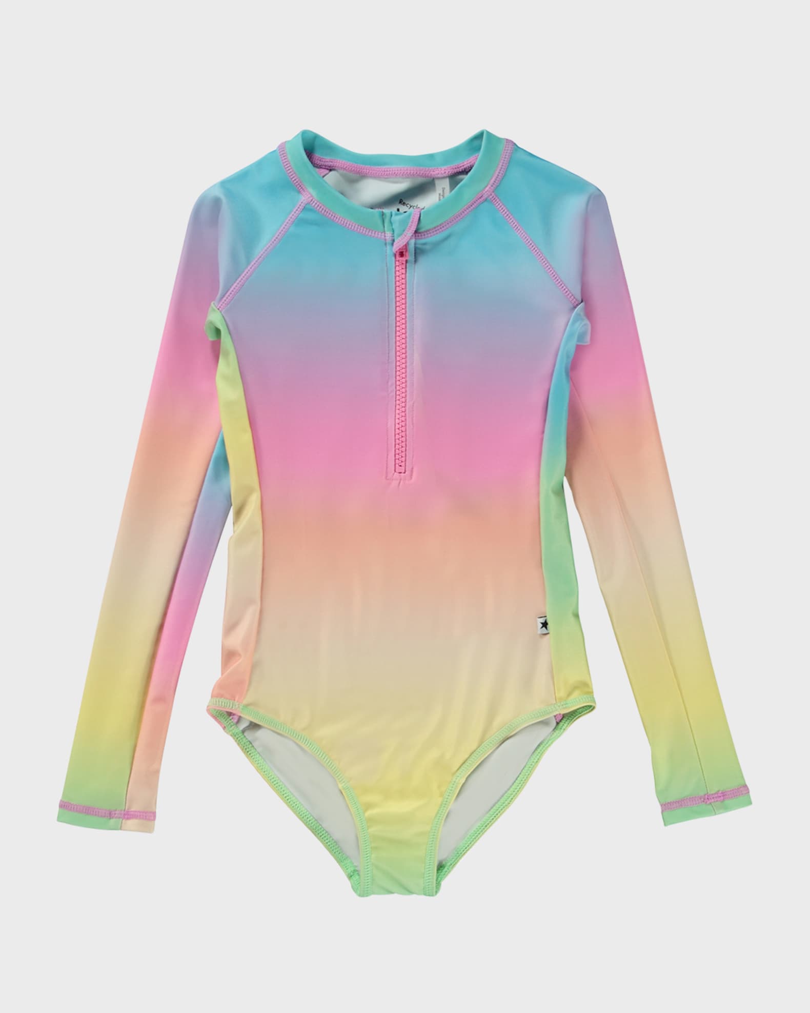 Girl's Necky Long-Sleeve One-Piece Swimsuit | Neiman Marcus