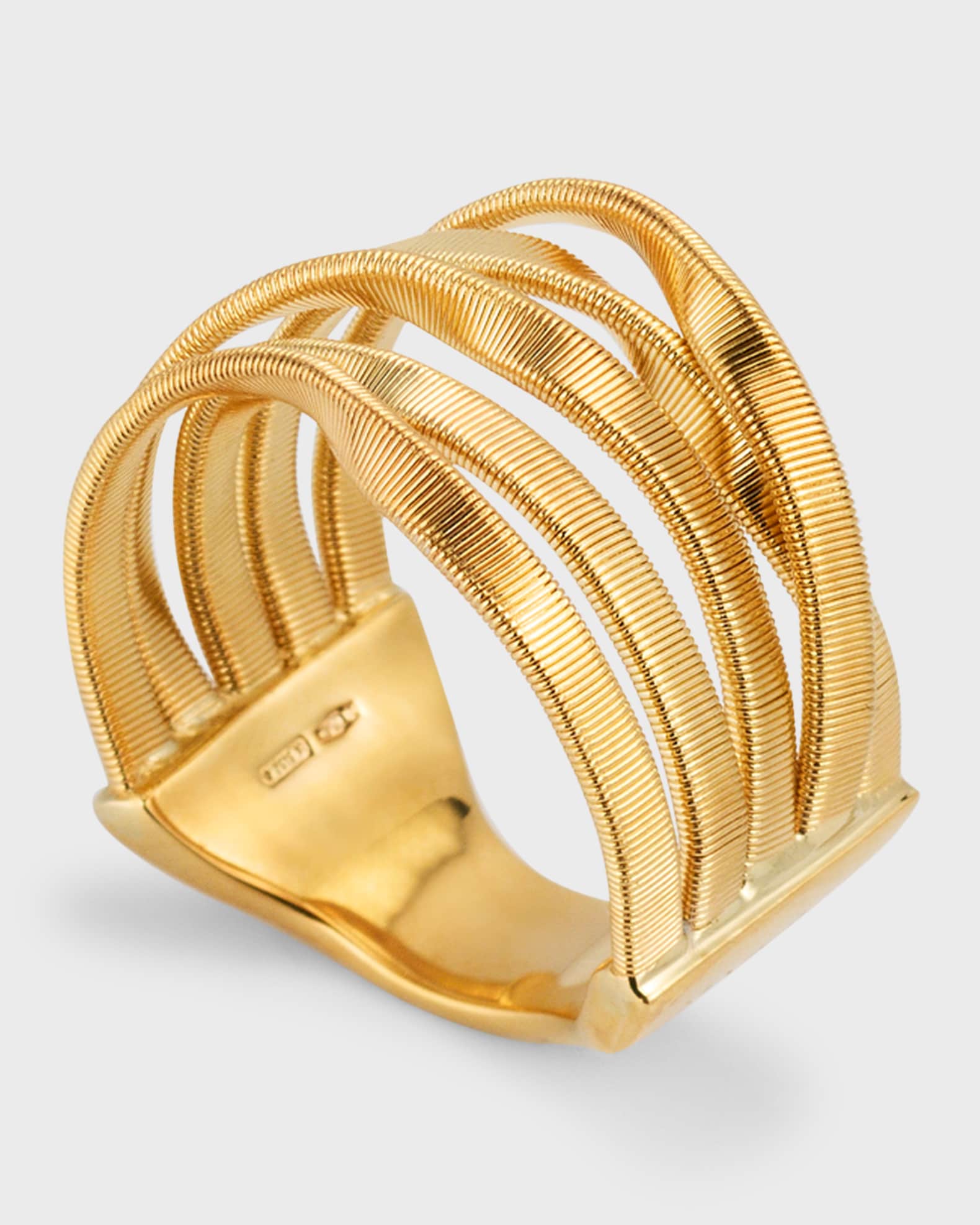 Marco Bicego 18K Yellow Gold Marrakech Five Strand Strand Ring, Size 7 ...