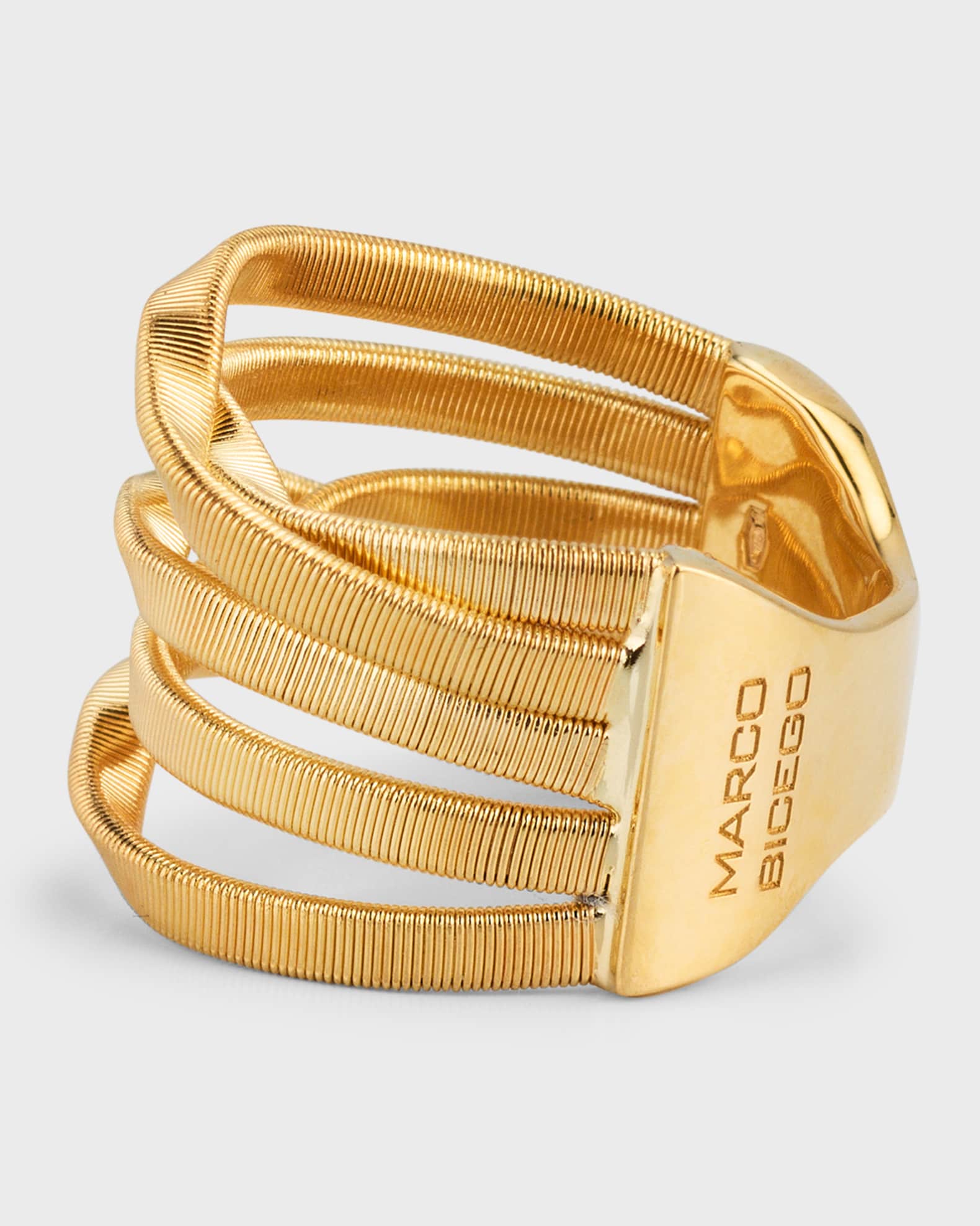Marco Bicego 18K Yellow Gold Marrakech Five Strand Strand Ring, Size 7 ...