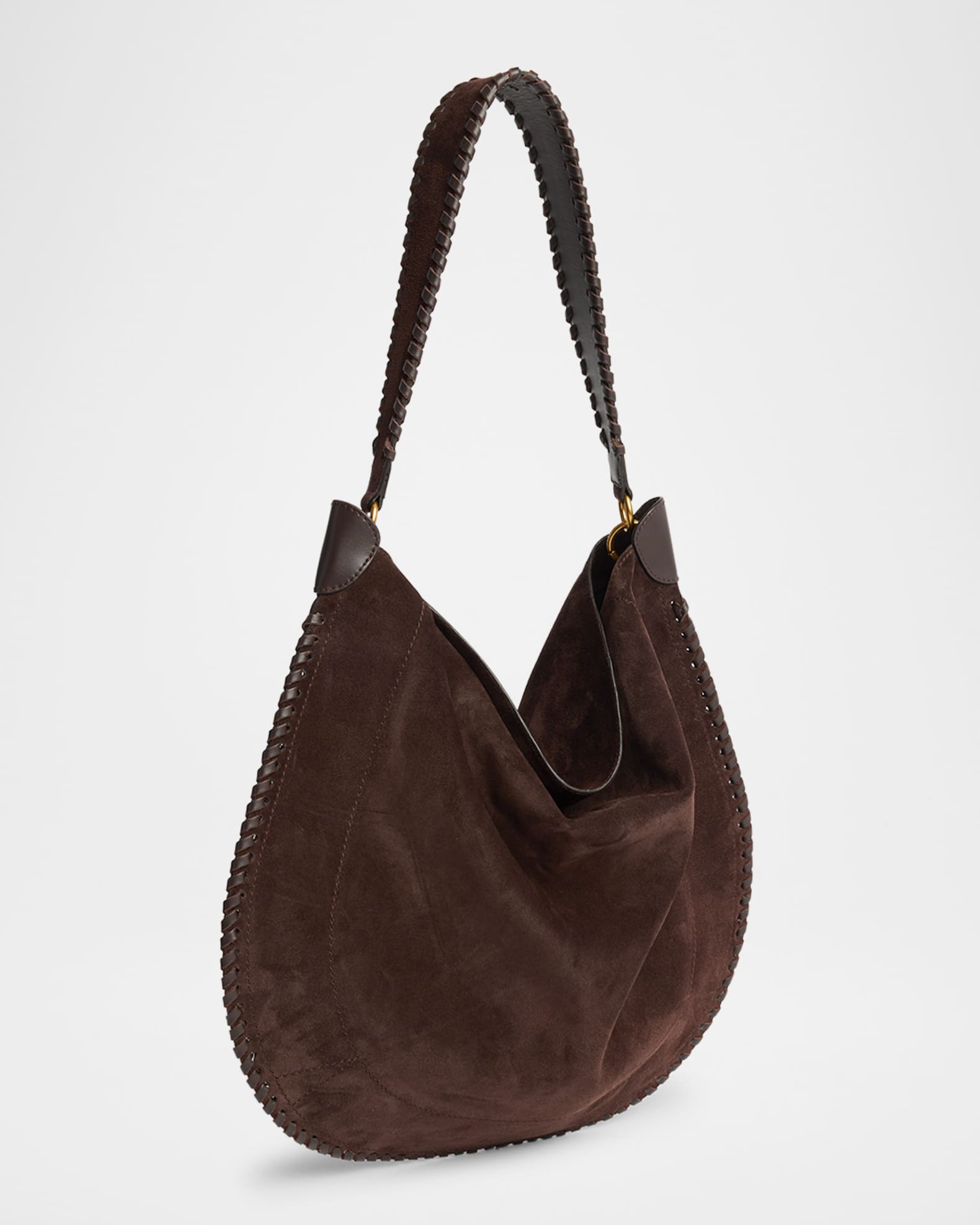 Isabel Marant Oskan Soft Suede Hobo Bag | Neiman Marcus