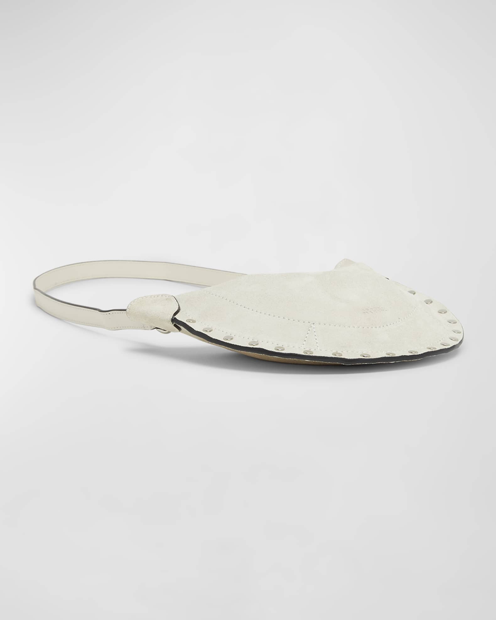 Isabel Marant Oskan Mini Moon Suede Hobo Bag | Neiman Marcus