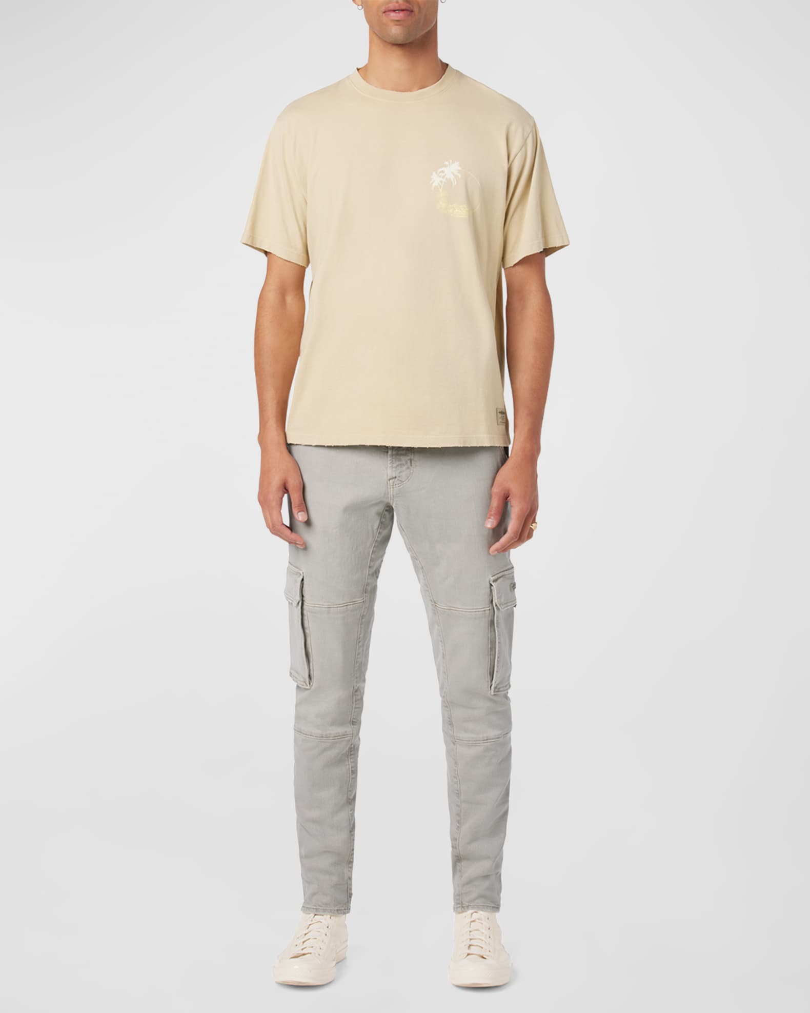 Hudson Men's Vintage Palm Graphic T-Shirt | Neiman Marcus