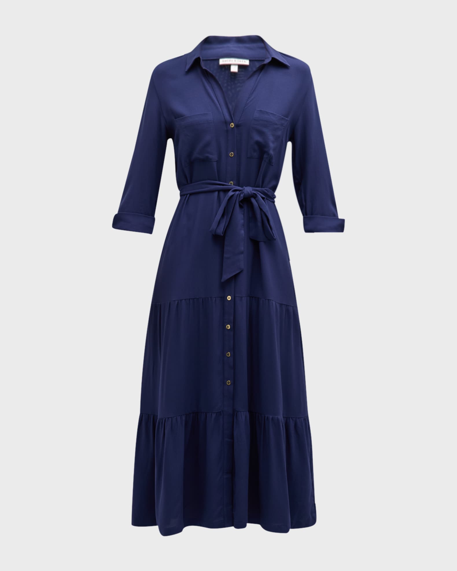 Heidi Klein Relaxed Midi Shirtdress | Neiman Marcus