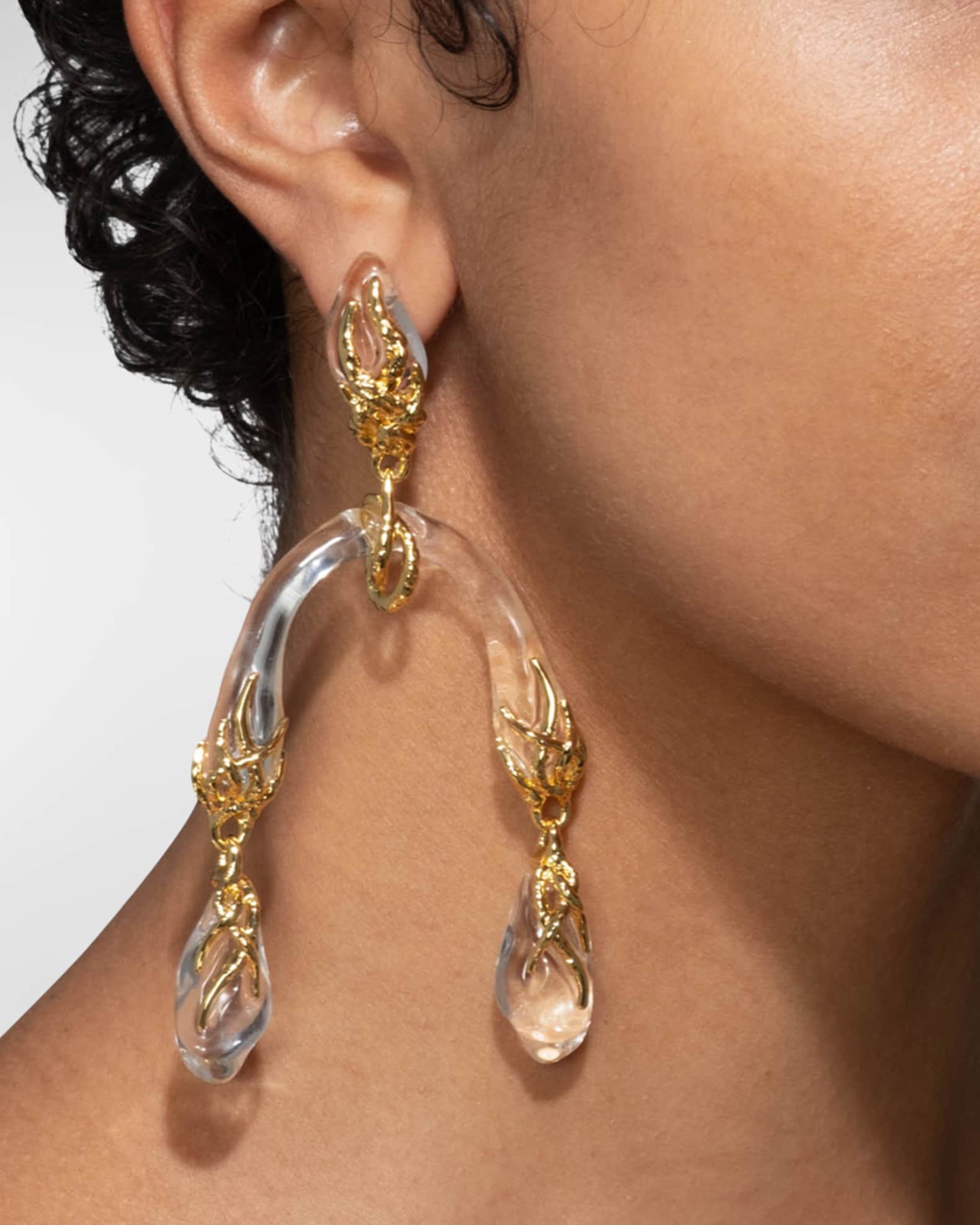 Alexis Bittar Liquid Vine Lucite Mobile Earrings | Neiman Marcus