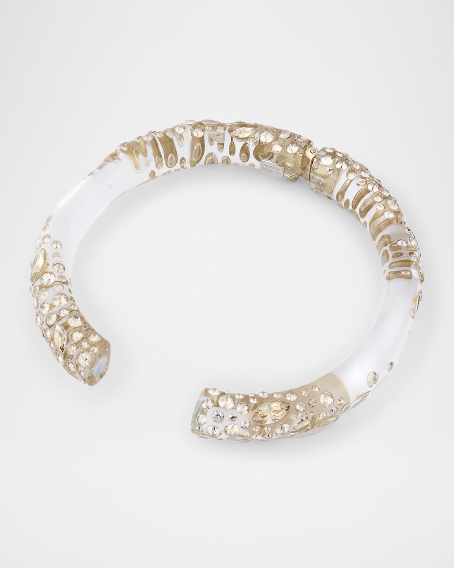 Alexis Bittar Confetti Crystal Lucite Skinny Hinge Bracelet | Neiman Marcus