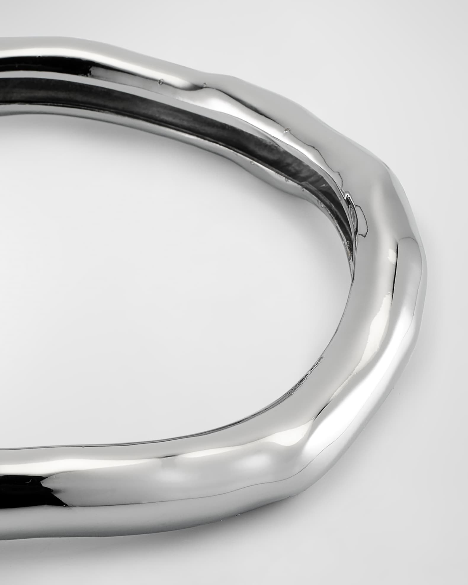 molten silver bangle