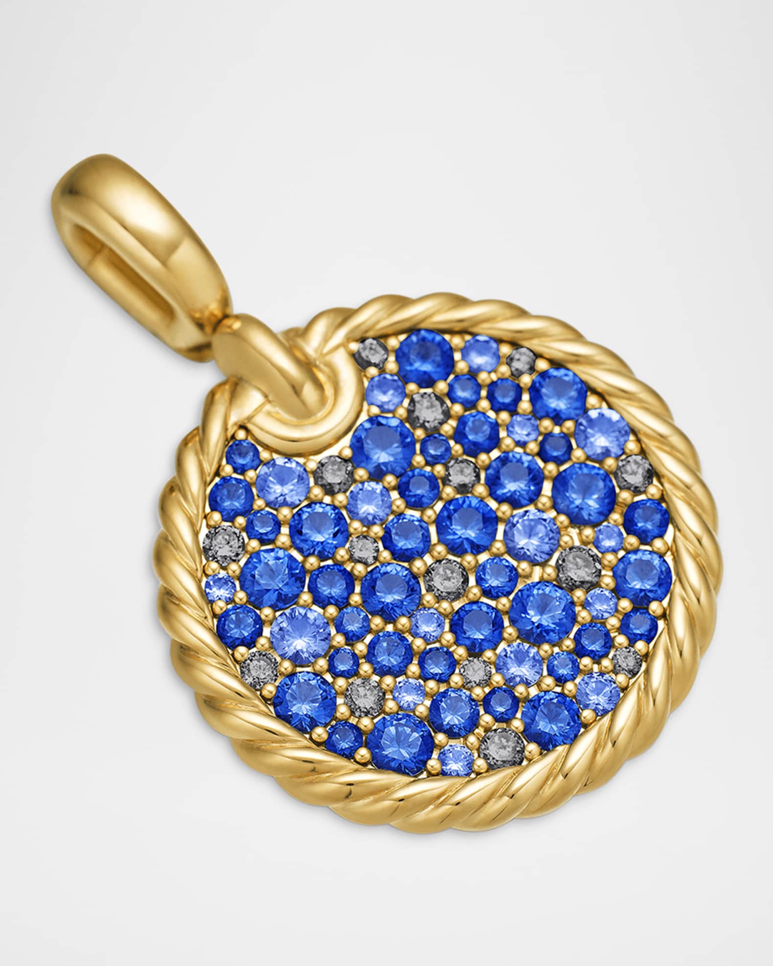 David Yurman DY Elements Pendant in 18K Gold, 30.5mm | Neiman Marcus