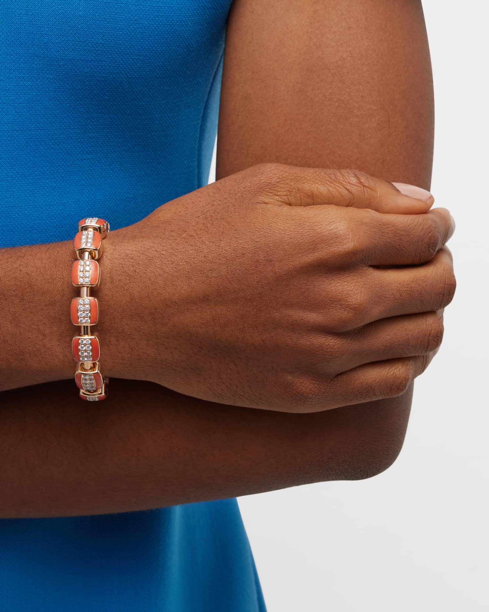 Xpandable Reversible Bracelet with Pave Diamonds | Neiman Marcus