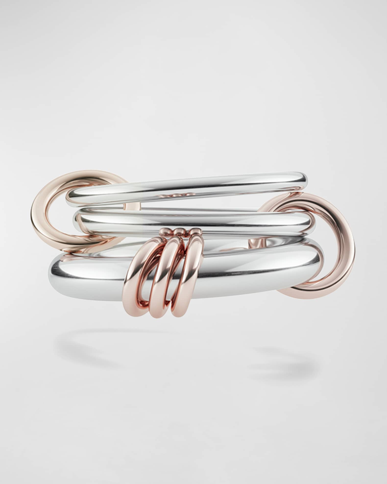 Spinelli Kilcollin Men's Orion Sterling Silver and Black Gold 3-Link ...