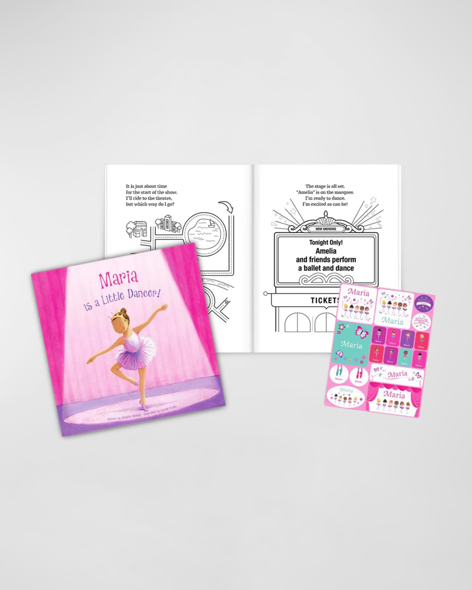 dance coloring pages personalized