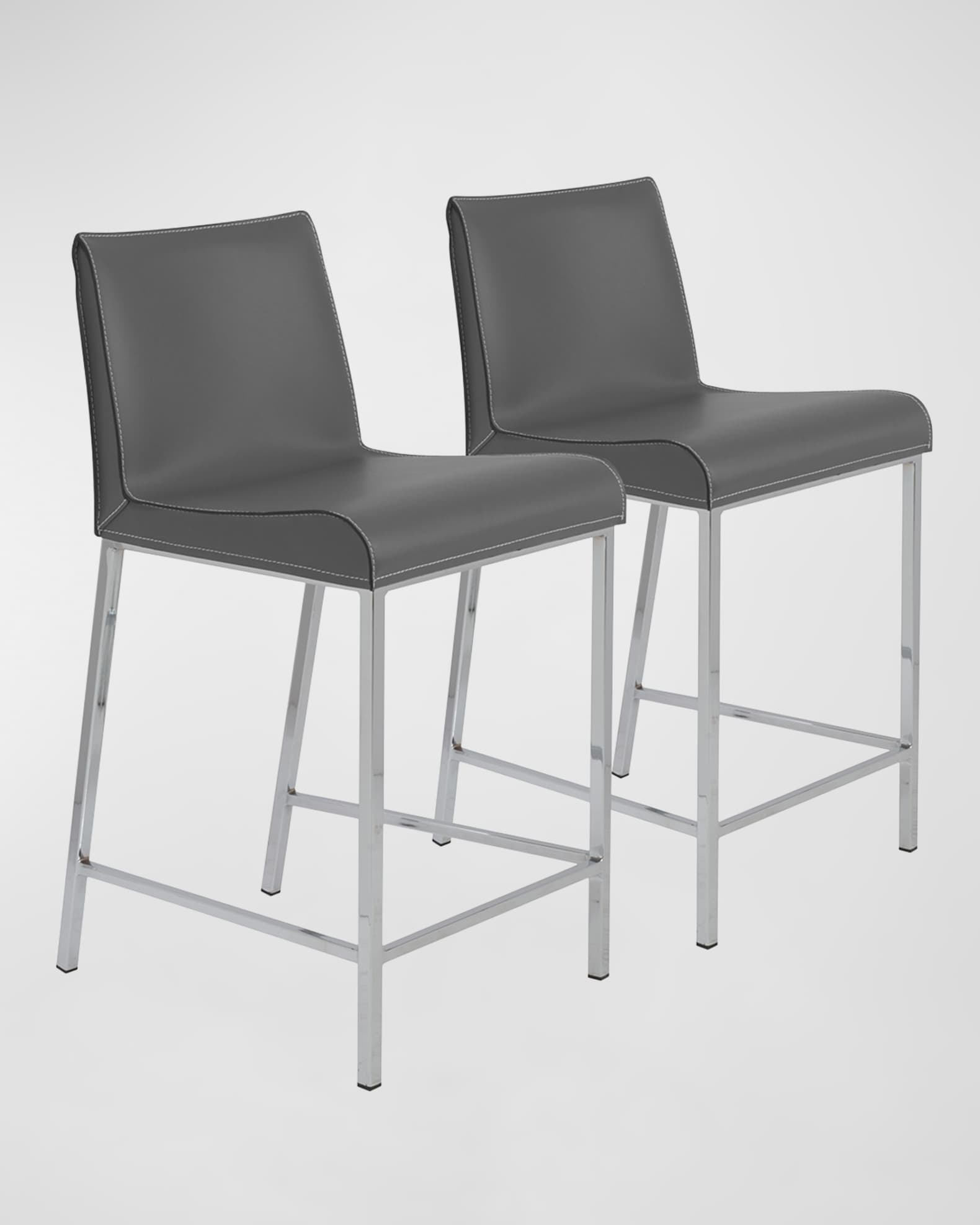 Euro Style Cam Counter Stools, Set of 2 | Neiman Marcus