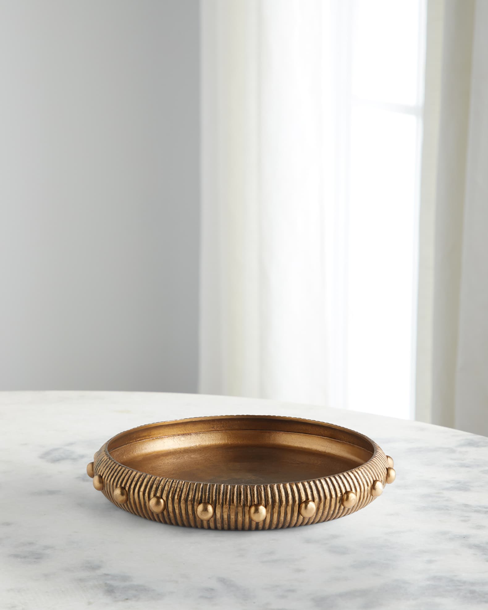 Batten Brass Tray, Large | Neiman Marcus