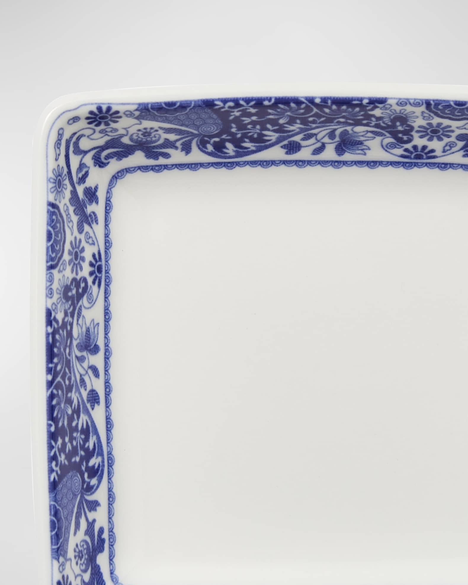 Spode Blue Italian Brocato Square Dipping Dishes, Set of 4 | Neiman Marcus