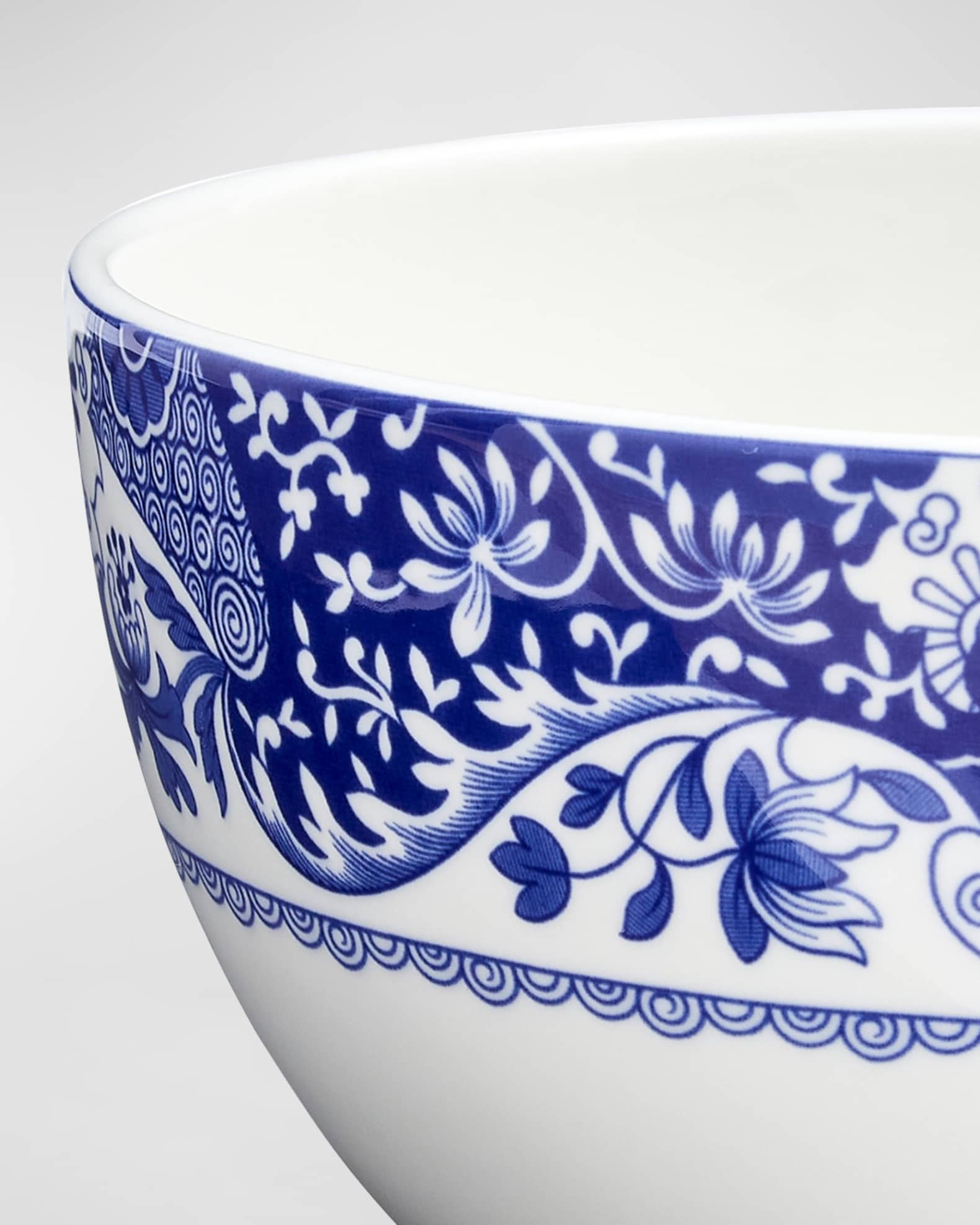 Spode Blue Italian Brocato 6" Rice Bowls, Set of 4 | Neiman Marcus