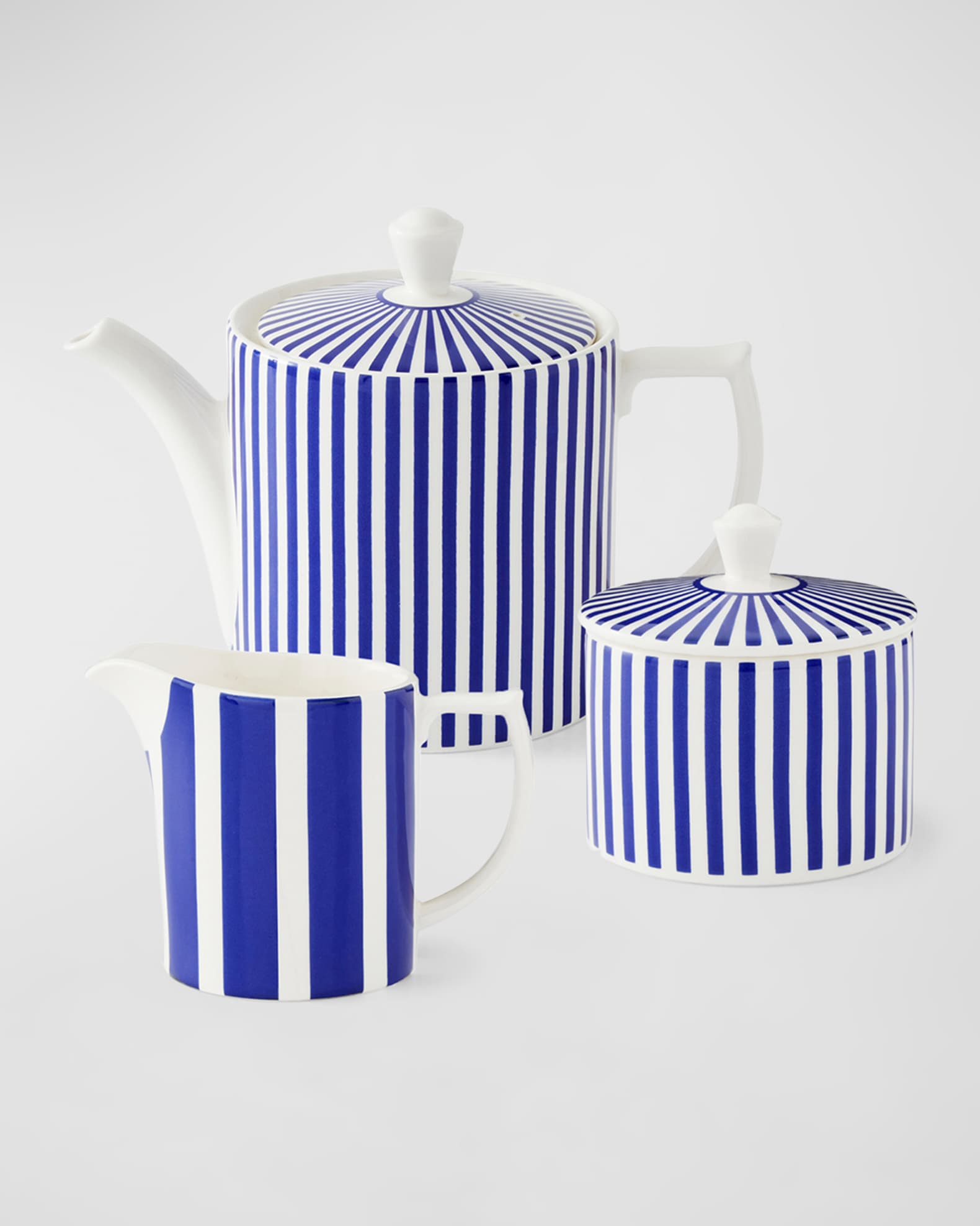 Spode Blue Italian Stecatto 3-Piece Tea Serving Set | Neiman Marcus