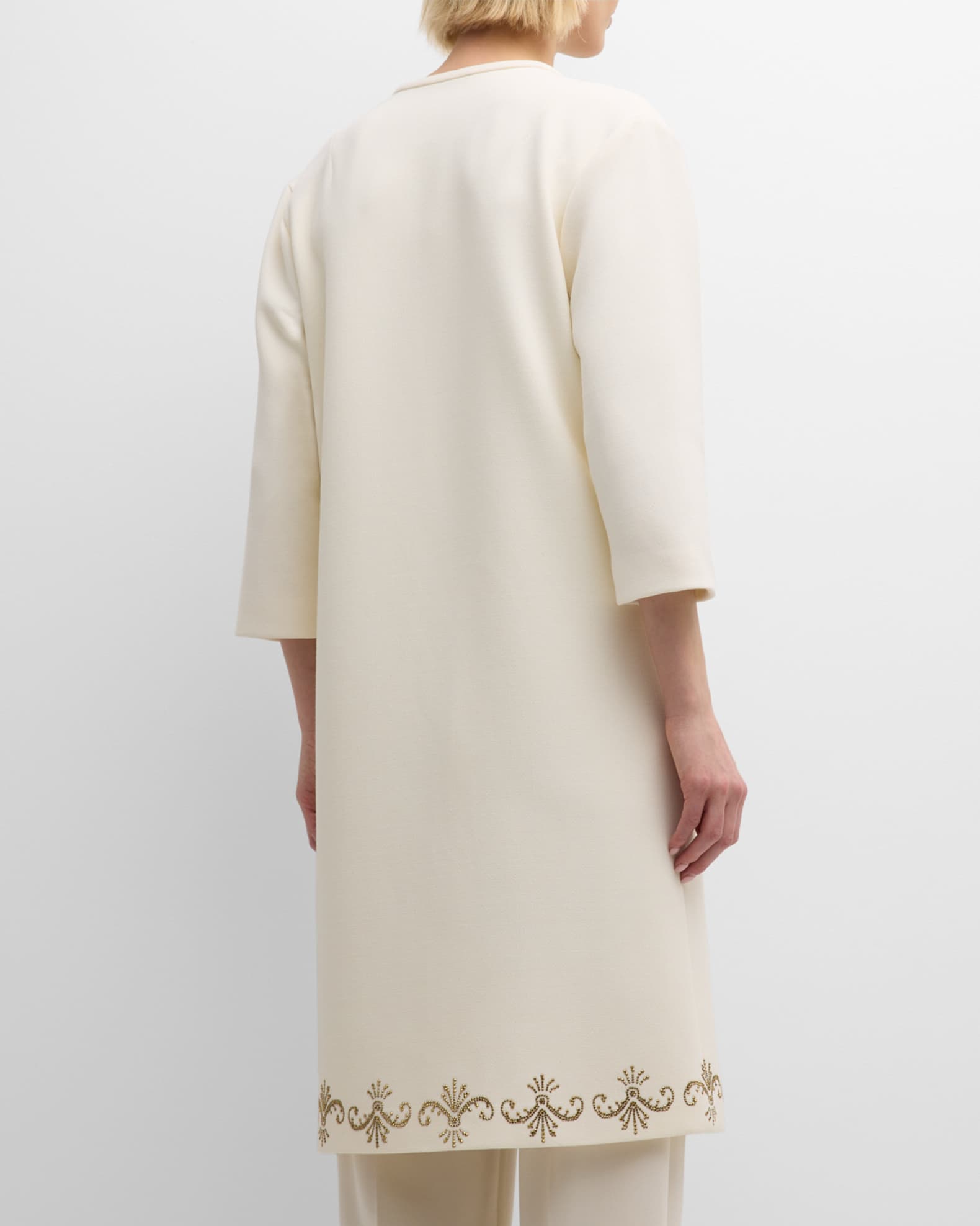 Libertine Eisenhower Embellished Open Duster Coat | Neiman Marcus