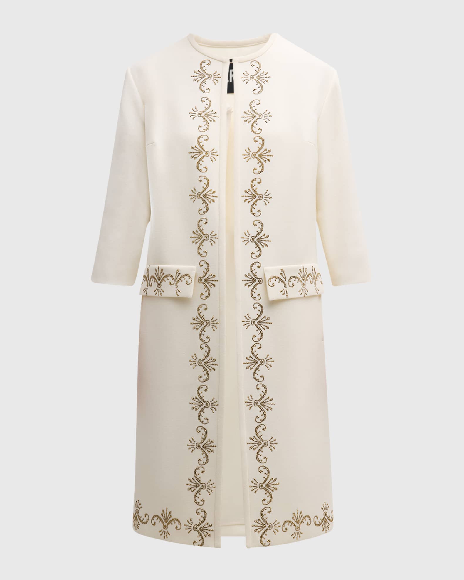 Libertine Eisenhower Embellished Open Duster Coat | Neiman Marcus