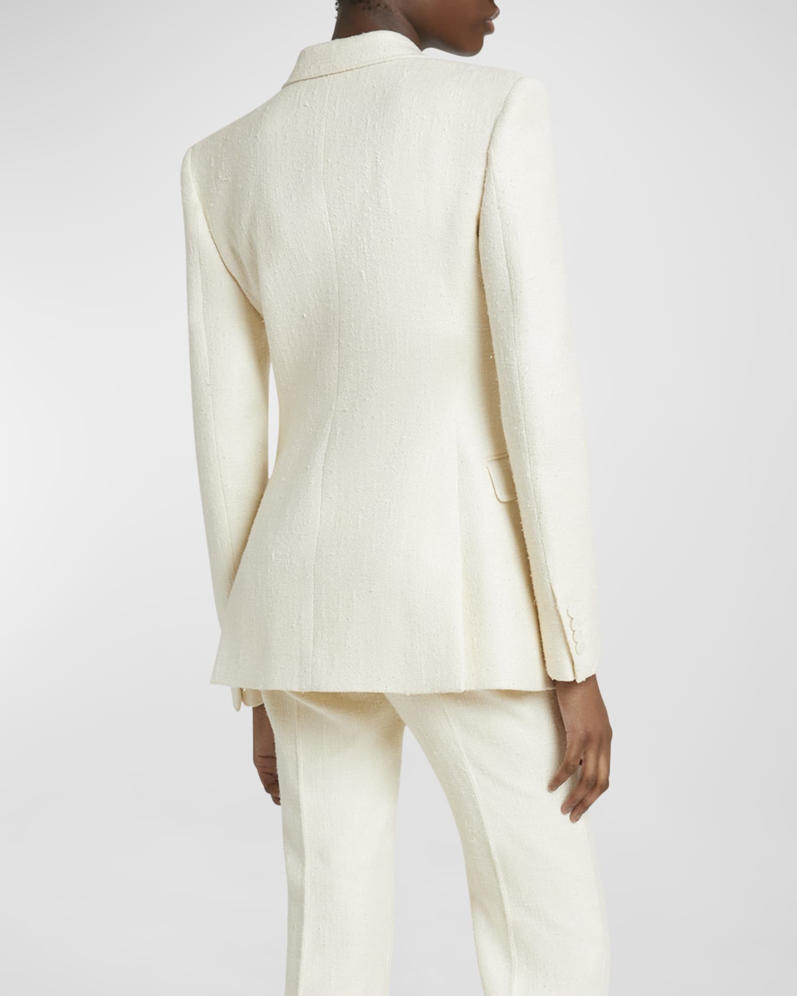 Boucle Double-Breasted Suit | Neiman Marcus