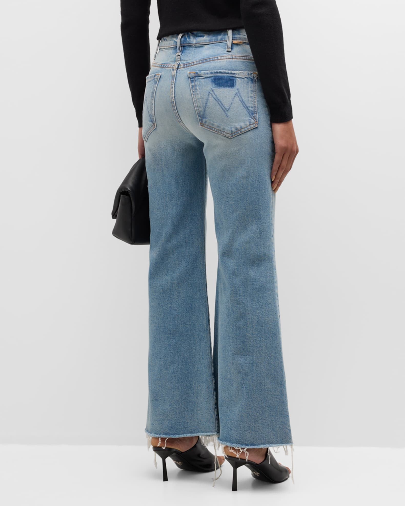 MOTHER Lil' Hustler Roller Fray Jeans | Neiman Marcus